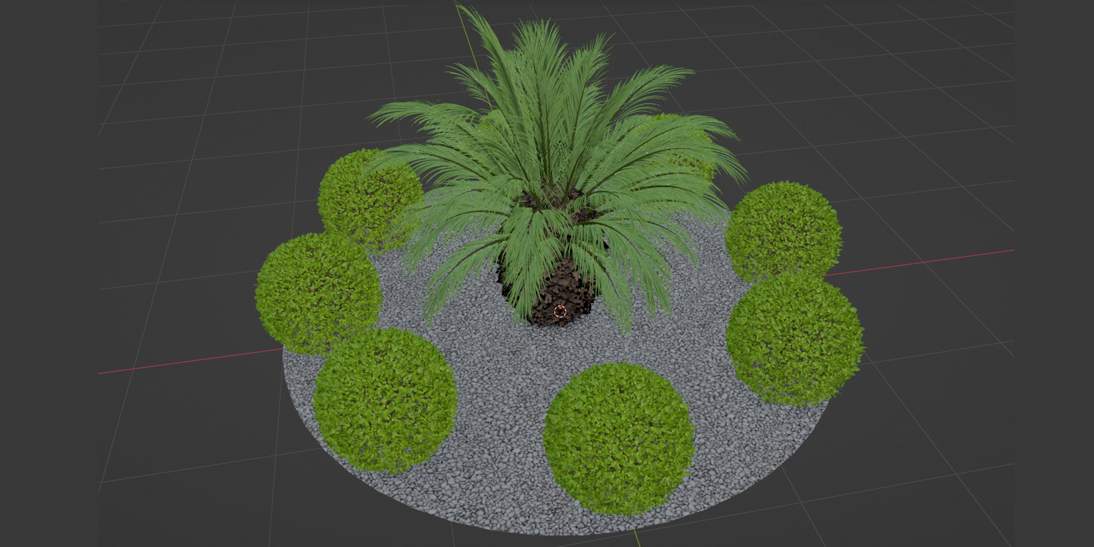 outdoor plants collection vol 24-Blender 3D model | CGTrader