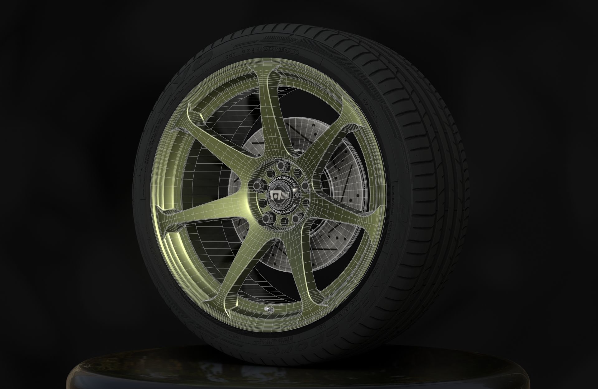 3D model Motegi MR154 Battle Wheels - Game Ready - Textured Materials ...
