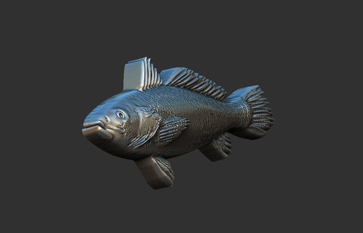 Fish Relief 3D model 3D printable | CGTrader