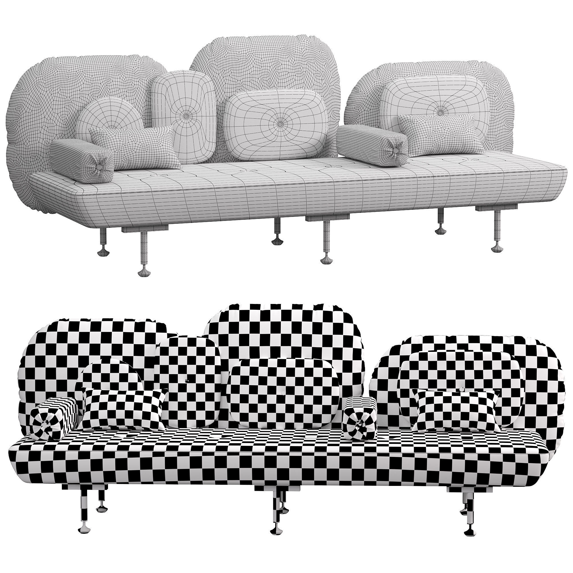 My Beautiful Backside sofa by Nipa Doshi 3D model | CGTrader