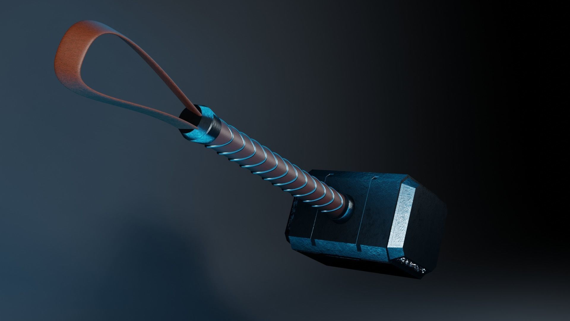 3D model Thor hammer low polly VR / AR / low-poly | CGTrader