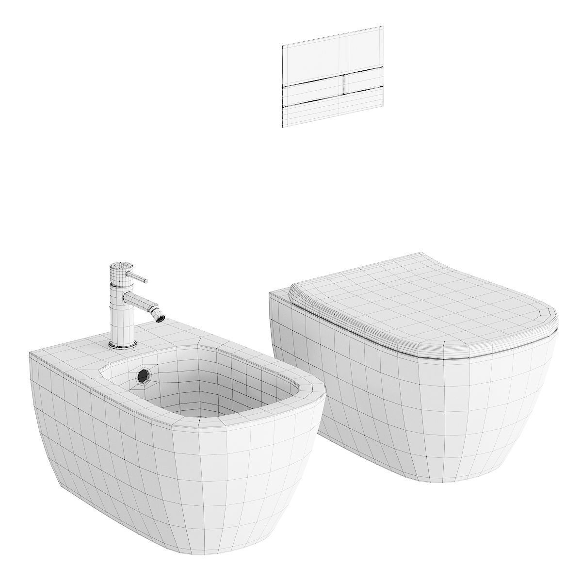 Alice Ceramica Wunder Wall-Hung WC 3D model | CGTrader