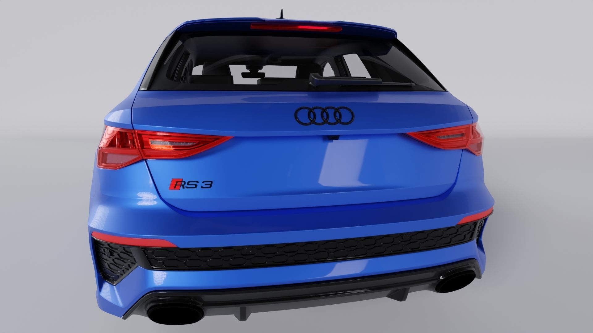 Audi RS3 Sportback Street Car 3D model | CGTrader