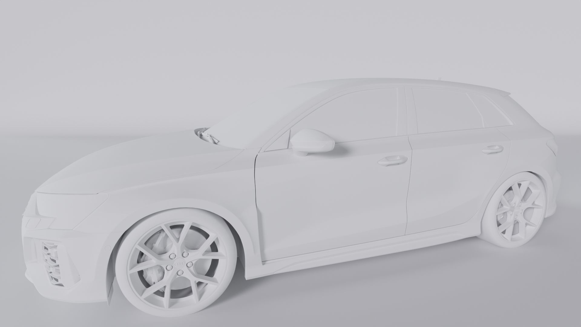 Audi RS3 Sportback Street Car 3D model | CGTrader