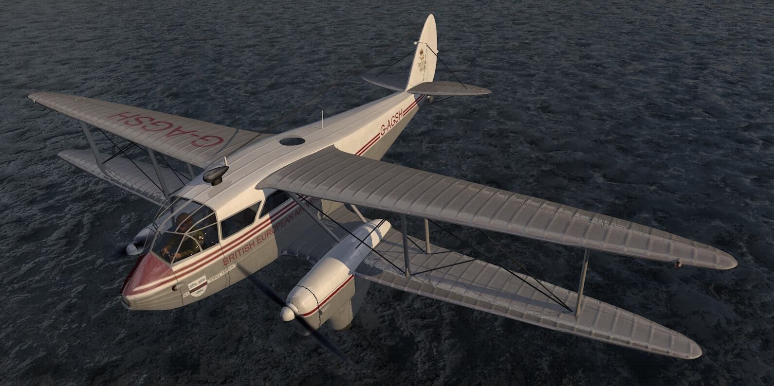 De Havilland DH-89 Dragon Rapide 3D model | CGTrader