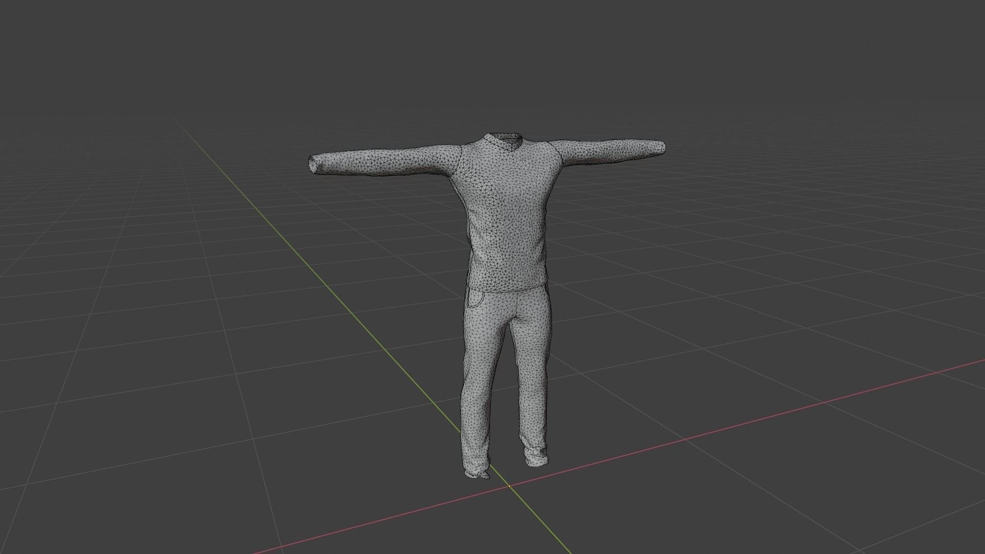 3D model T-Pose Clothing VR / AR / low-poly | CGTrader