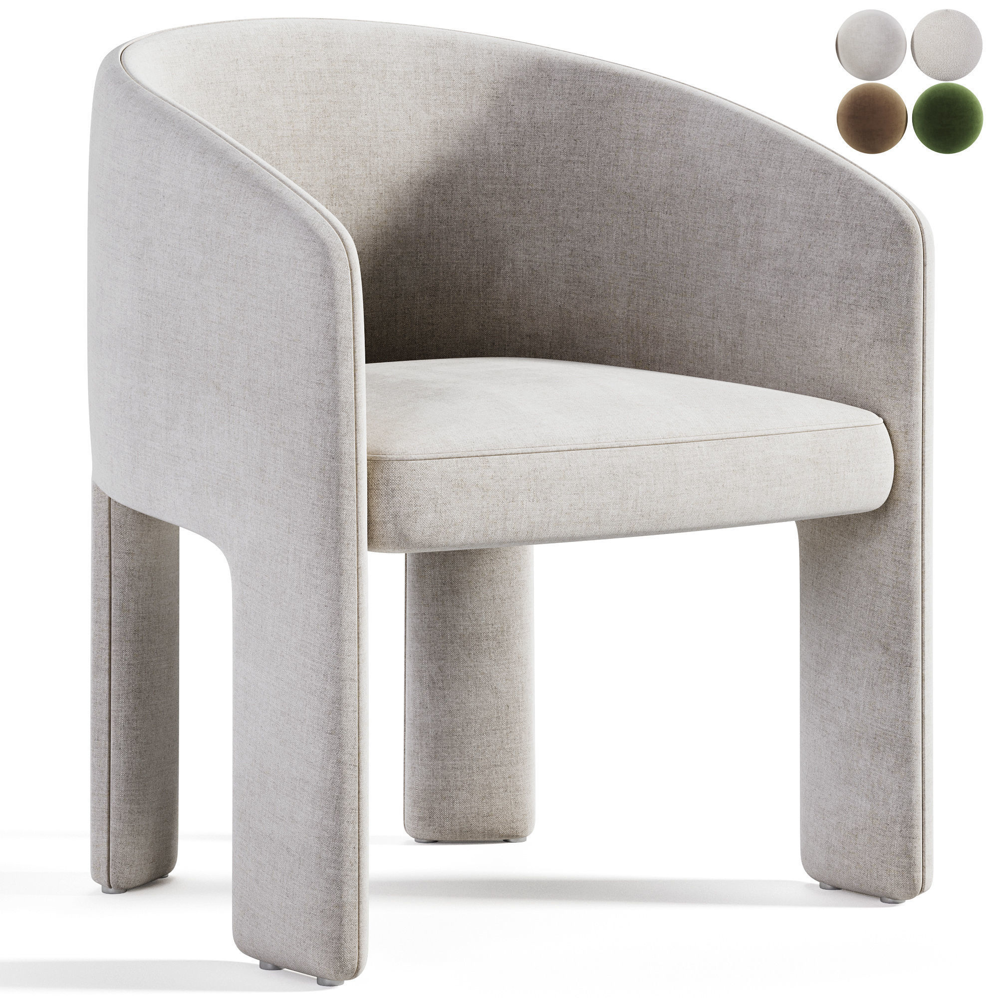 Ditre Italia Cali chair 3D model | CGTrader