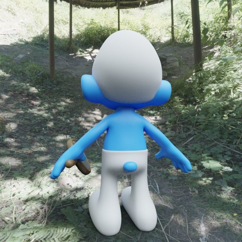 3D model Vanity Smurf VR / AR / low-poly | CGTrader