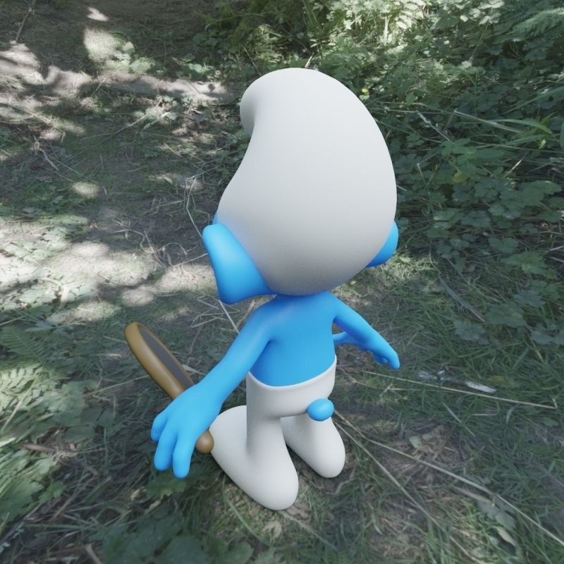 3D model Vanity Smurf VR / AR / low-poly | CGTrader