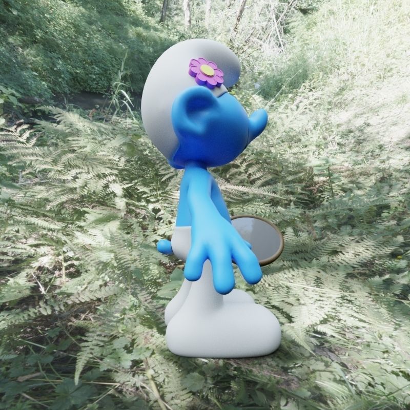 3D model Vanity Smurf VR / AR / low-poly | CGTrader