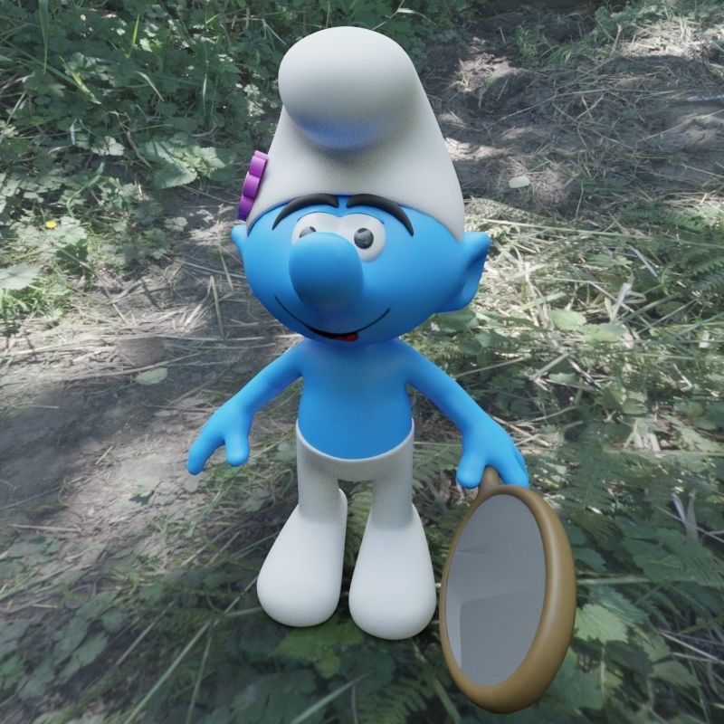 3D model Vanity Smurf VR / AR / low-poly | CGTrader