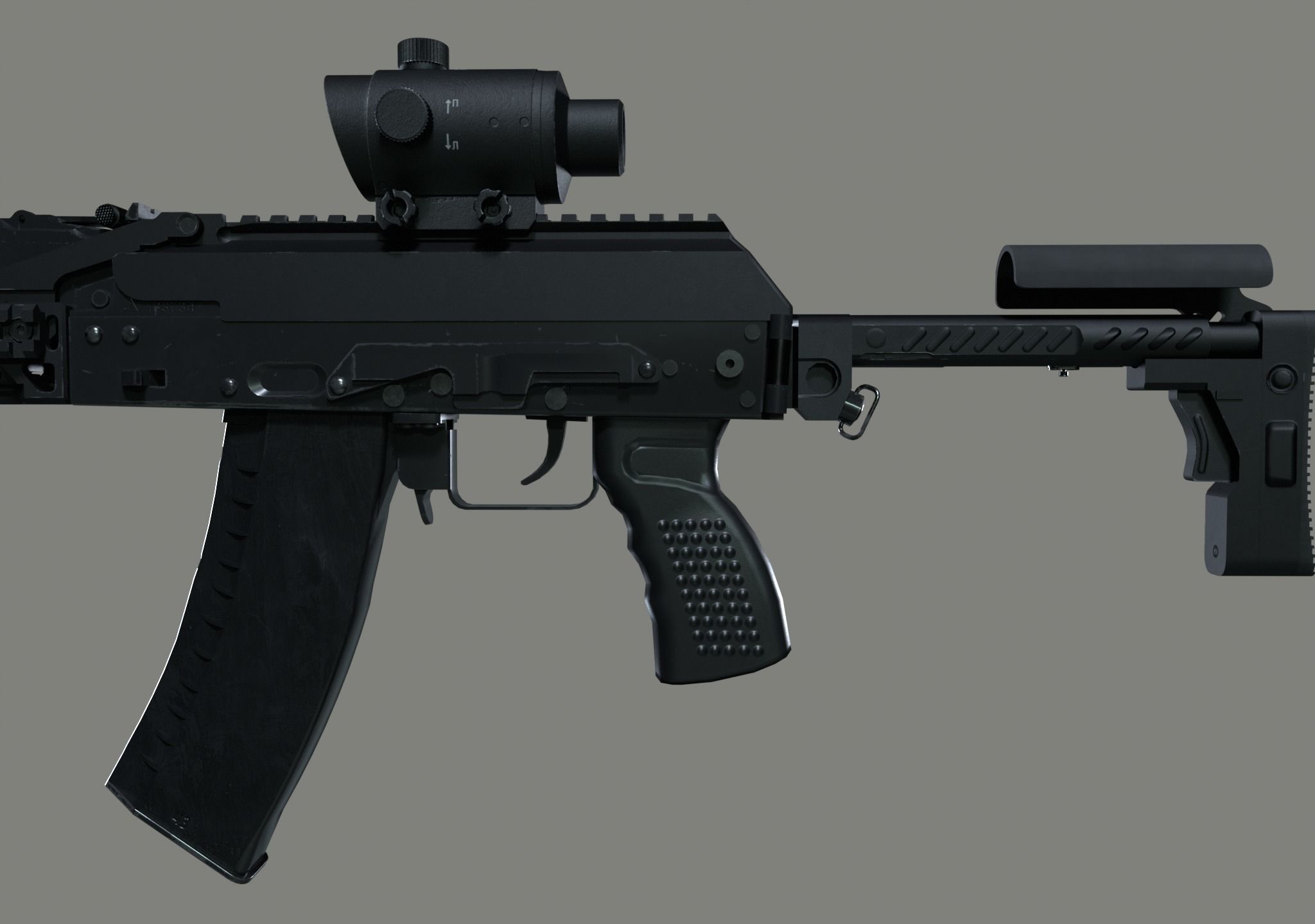 3D model Alpha AK-105 Assault Rifle VR / AR / low-poly | CGTrader