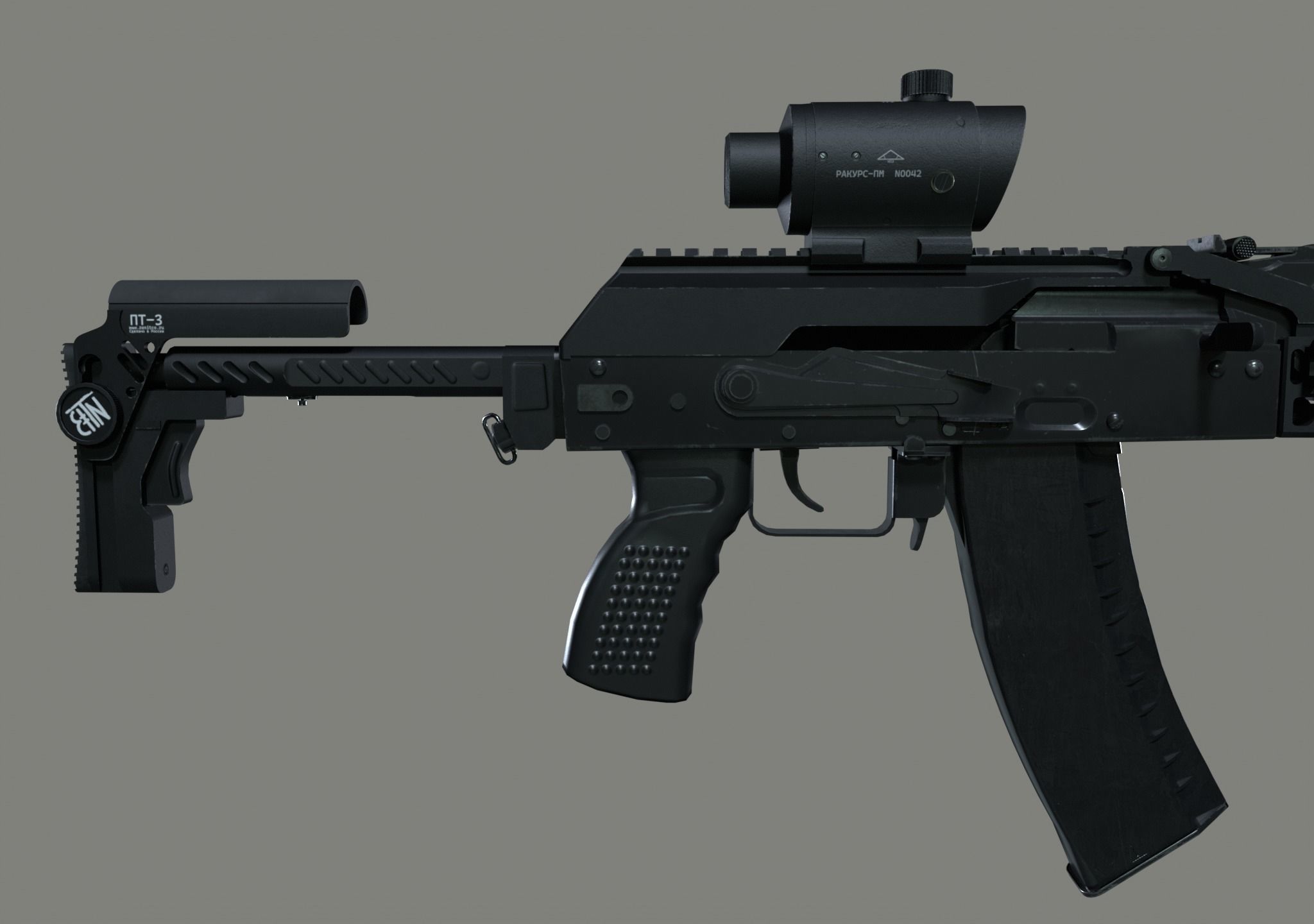 3D model Alpha AK-105 Assault Rifle VR / AR / low-poly | CGTrader