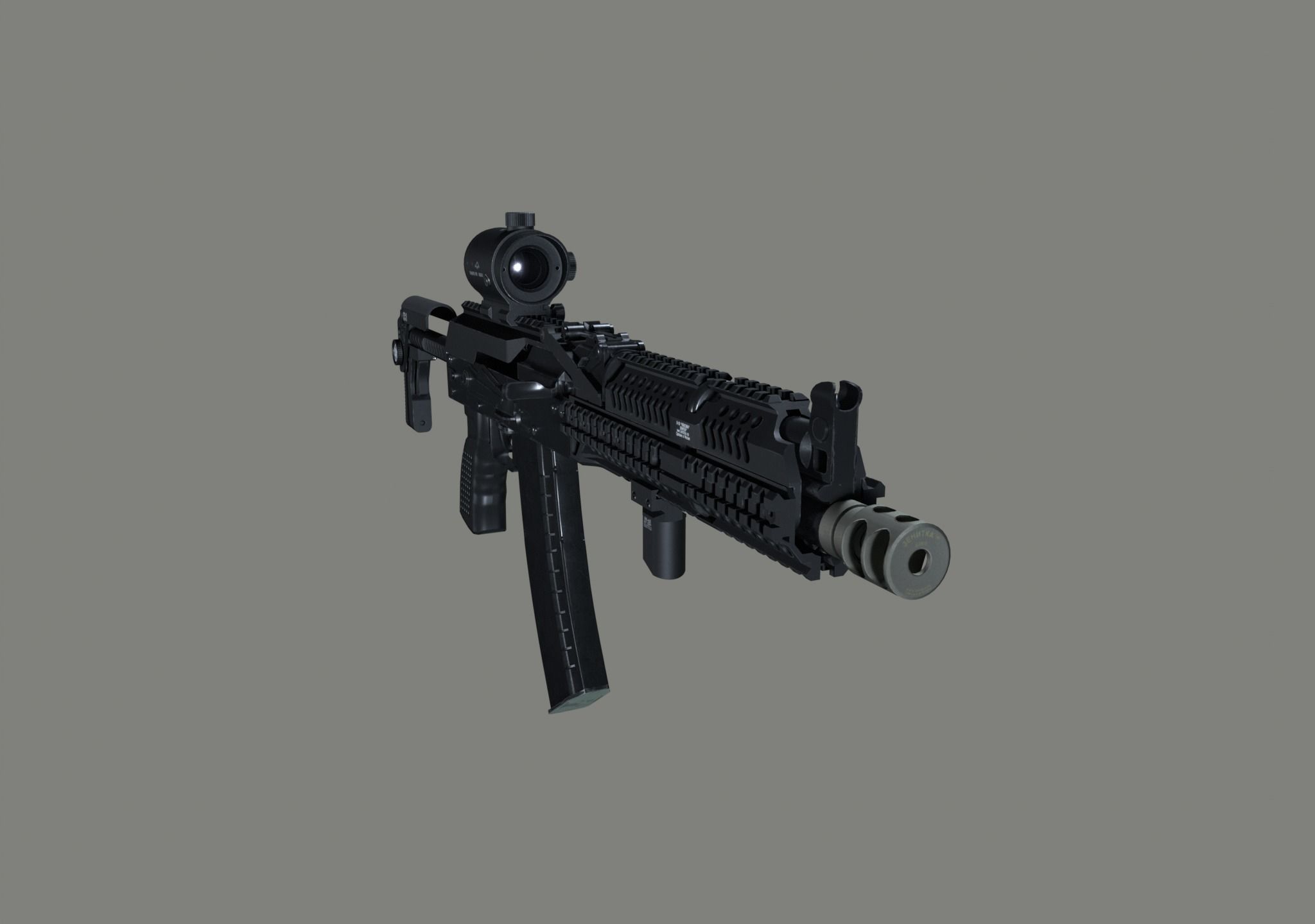3D model Alpha AK-105 Assault Rifle VR / AR / low-poly | CGTrader