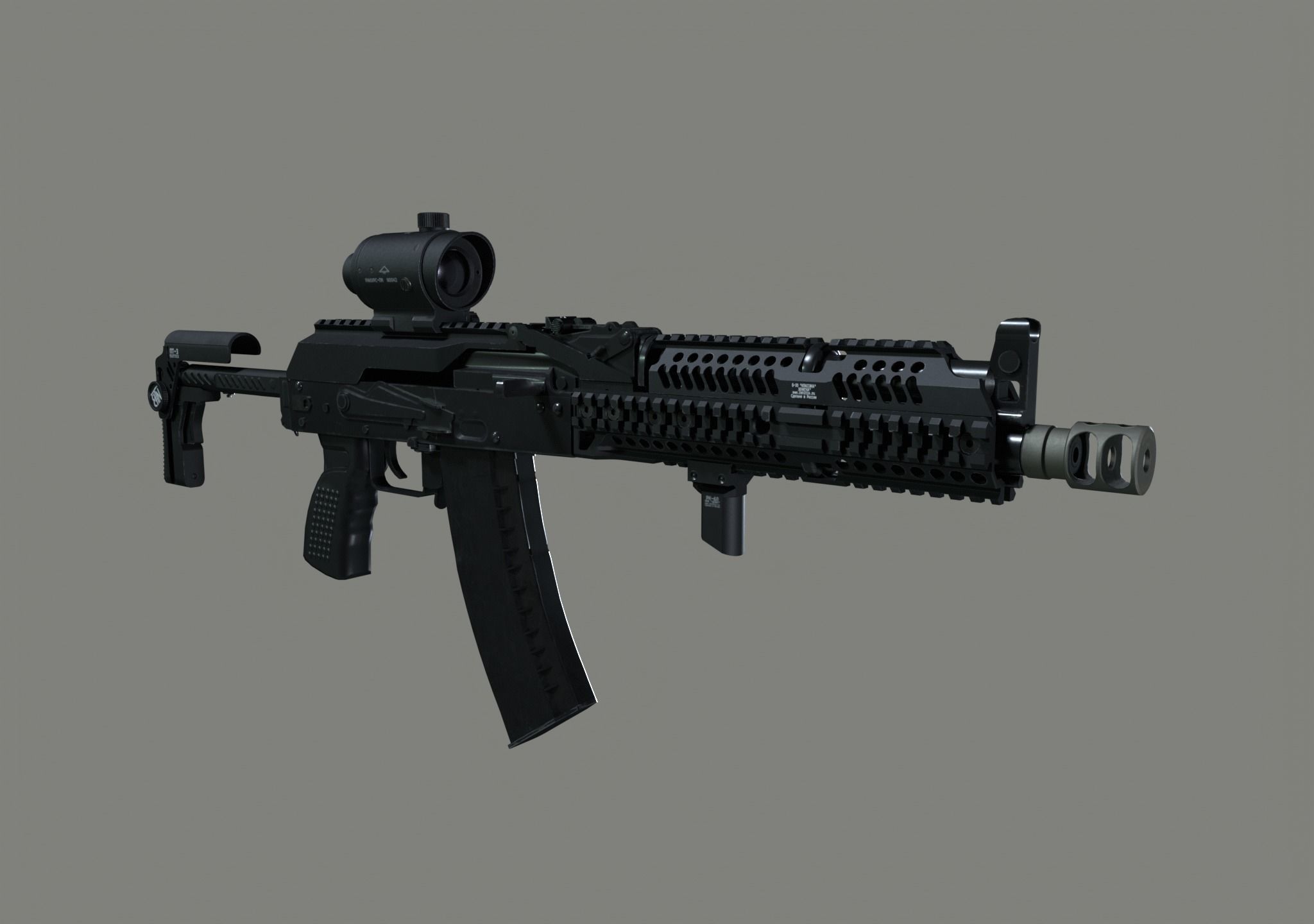 3D model Alpha AK-105 Assault Rifle VR / AR / low-poly | CGTrader