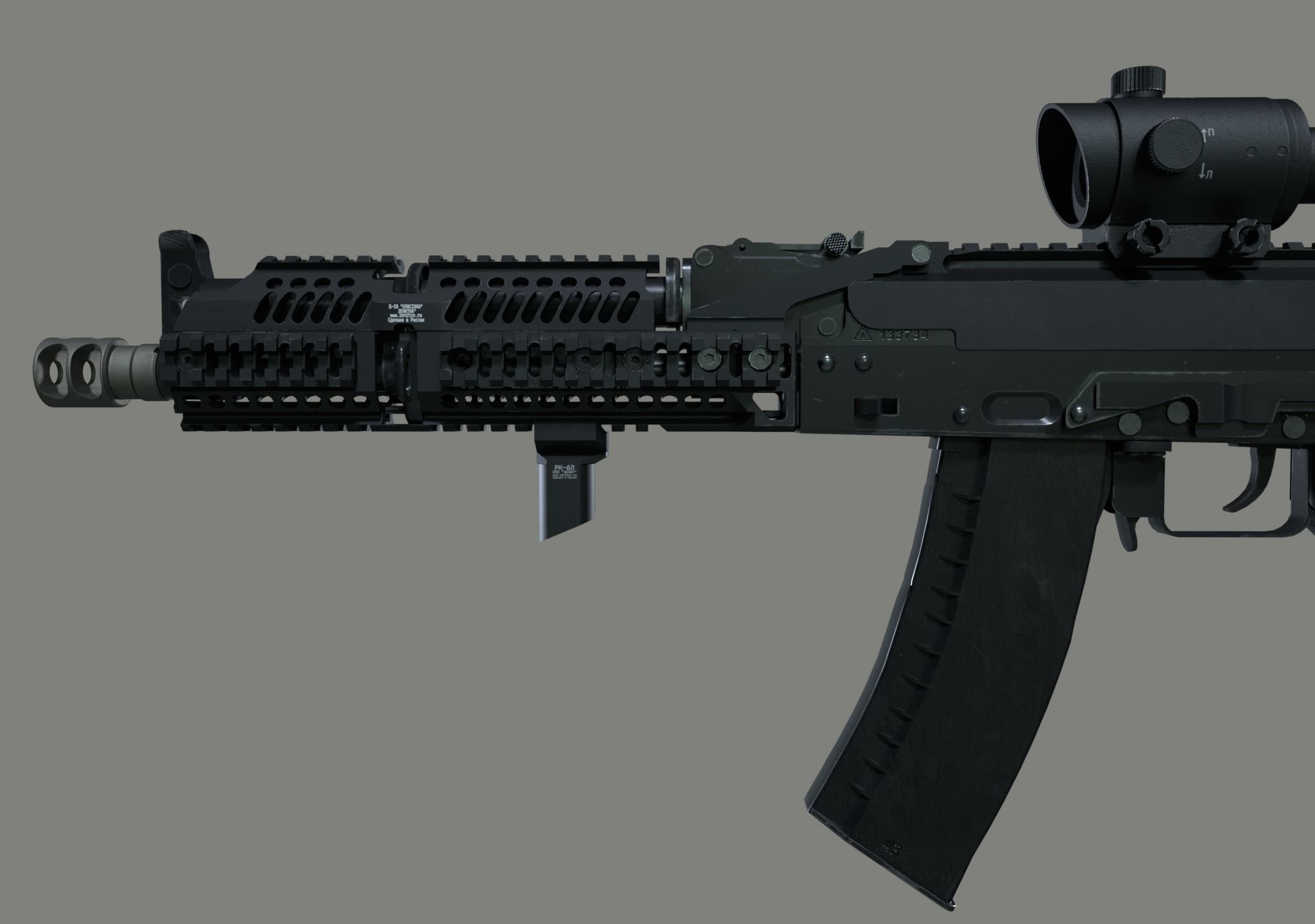 3D model Alpha AK-105 Assault Rifle VR / AR / low-poly | CGTrader
