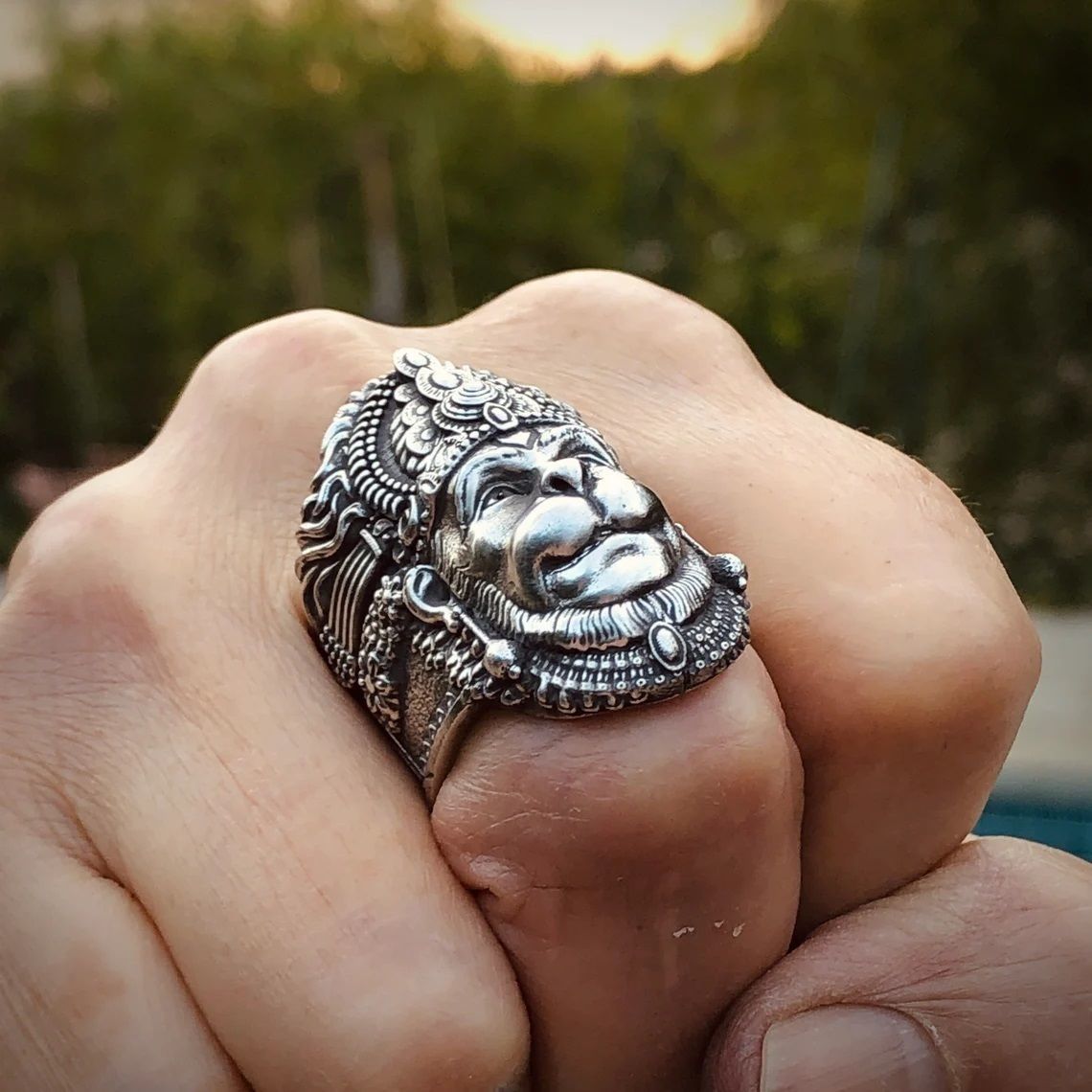 Divine Hanuman Ring A Symbol of Strength and Devotion 3D model 3D ...