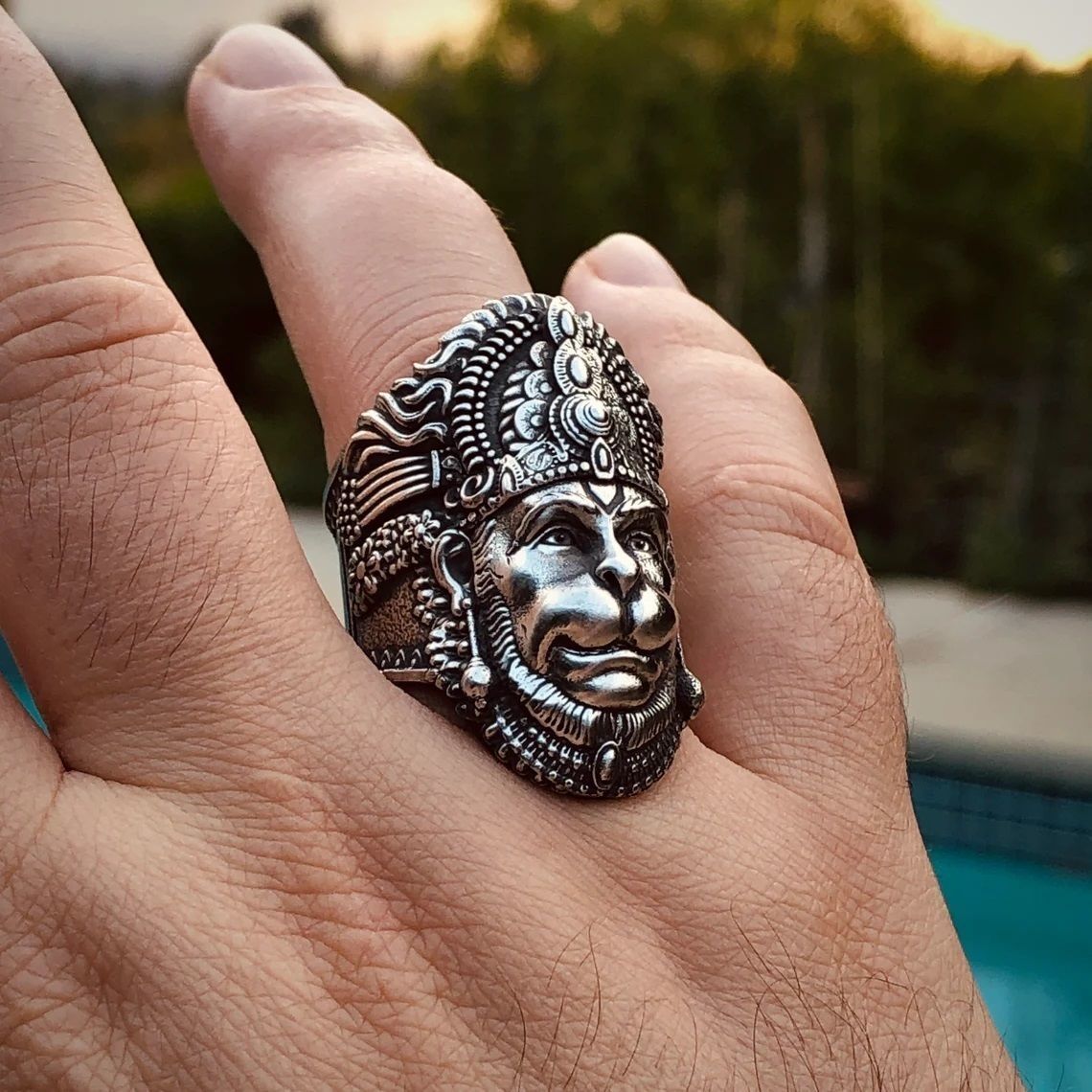 Divine Hanuman Ring A Symbol of Strength and Devotion 3D model 3D ...