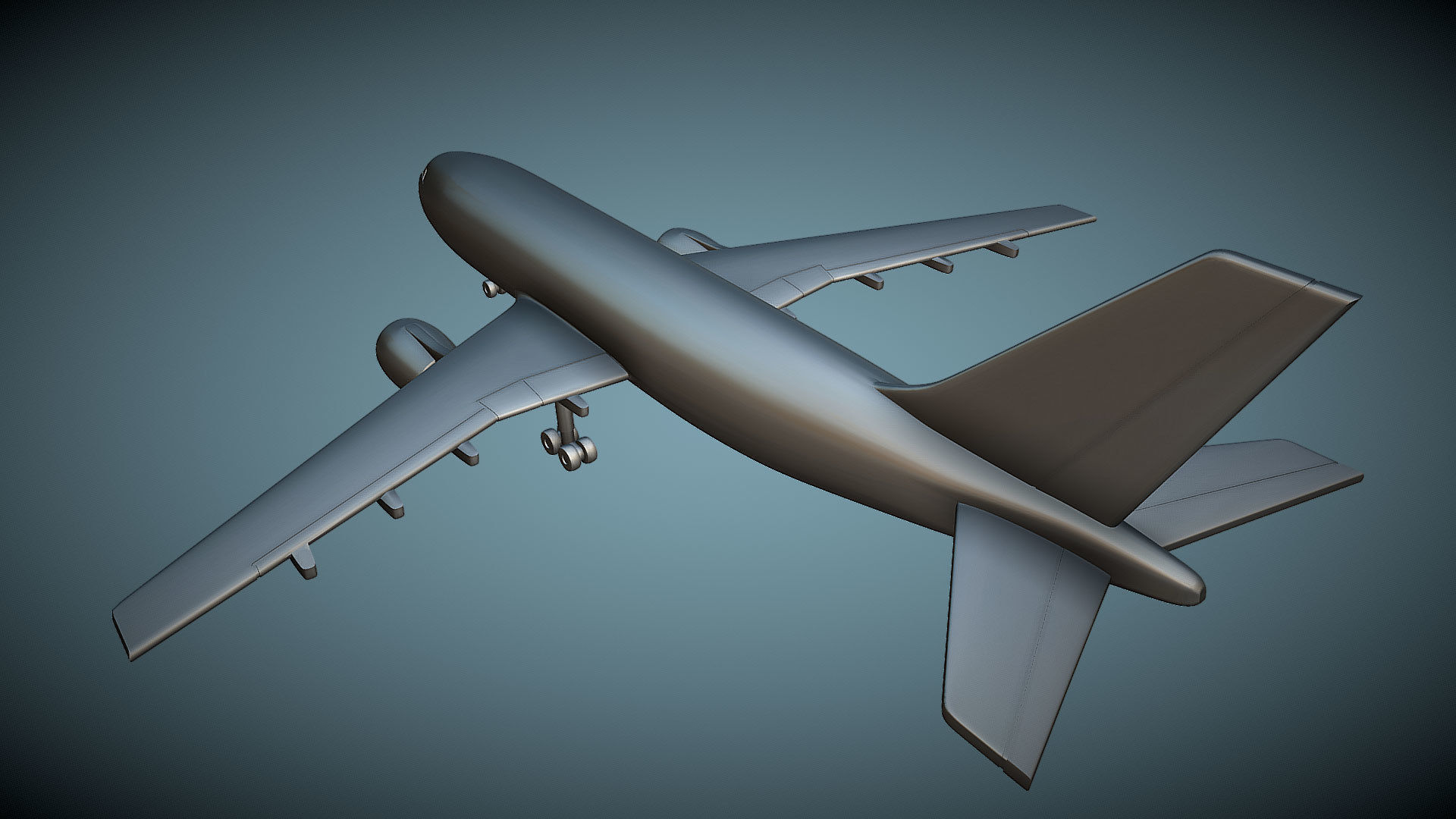 Airbus A310 - 3D Printable Model 3D model 3D printable | CGTrader