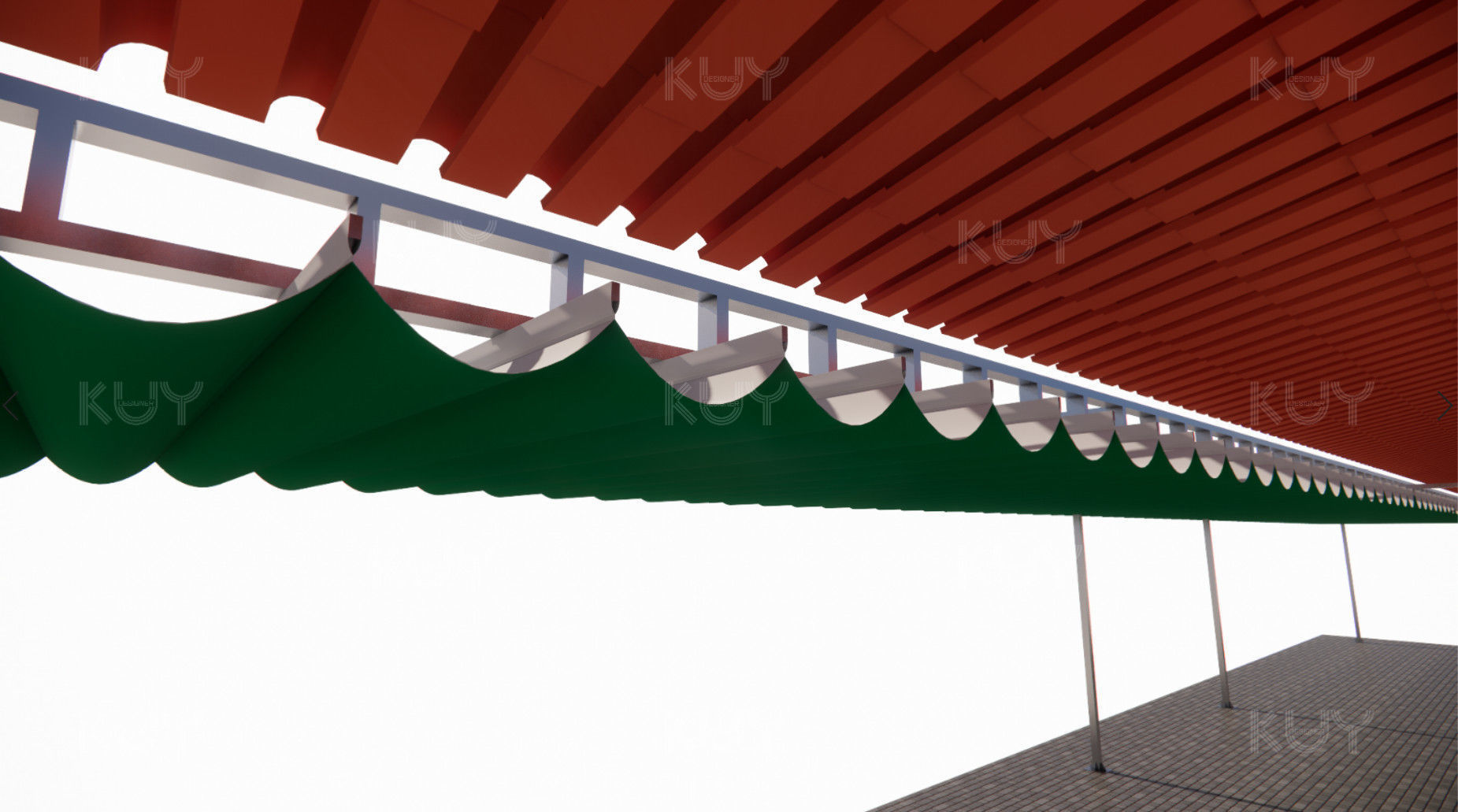 Retracable Roof 3D model | CGTrader