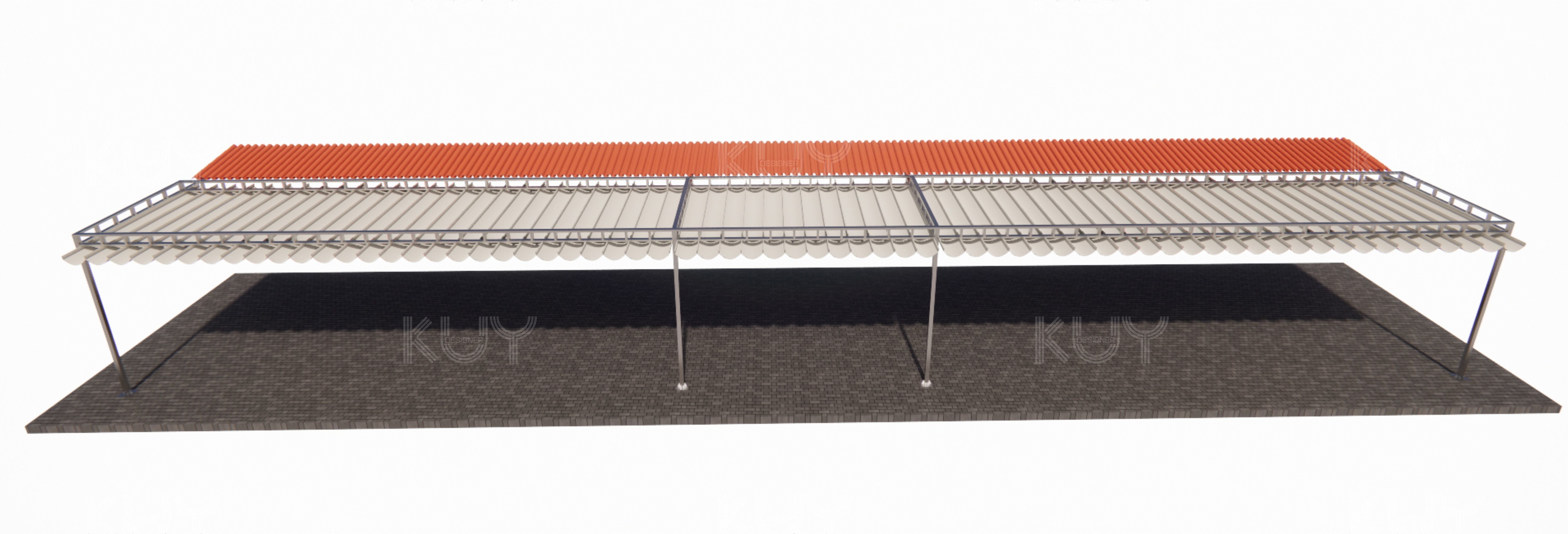 Retracable Roof 3D model | CGTrader
