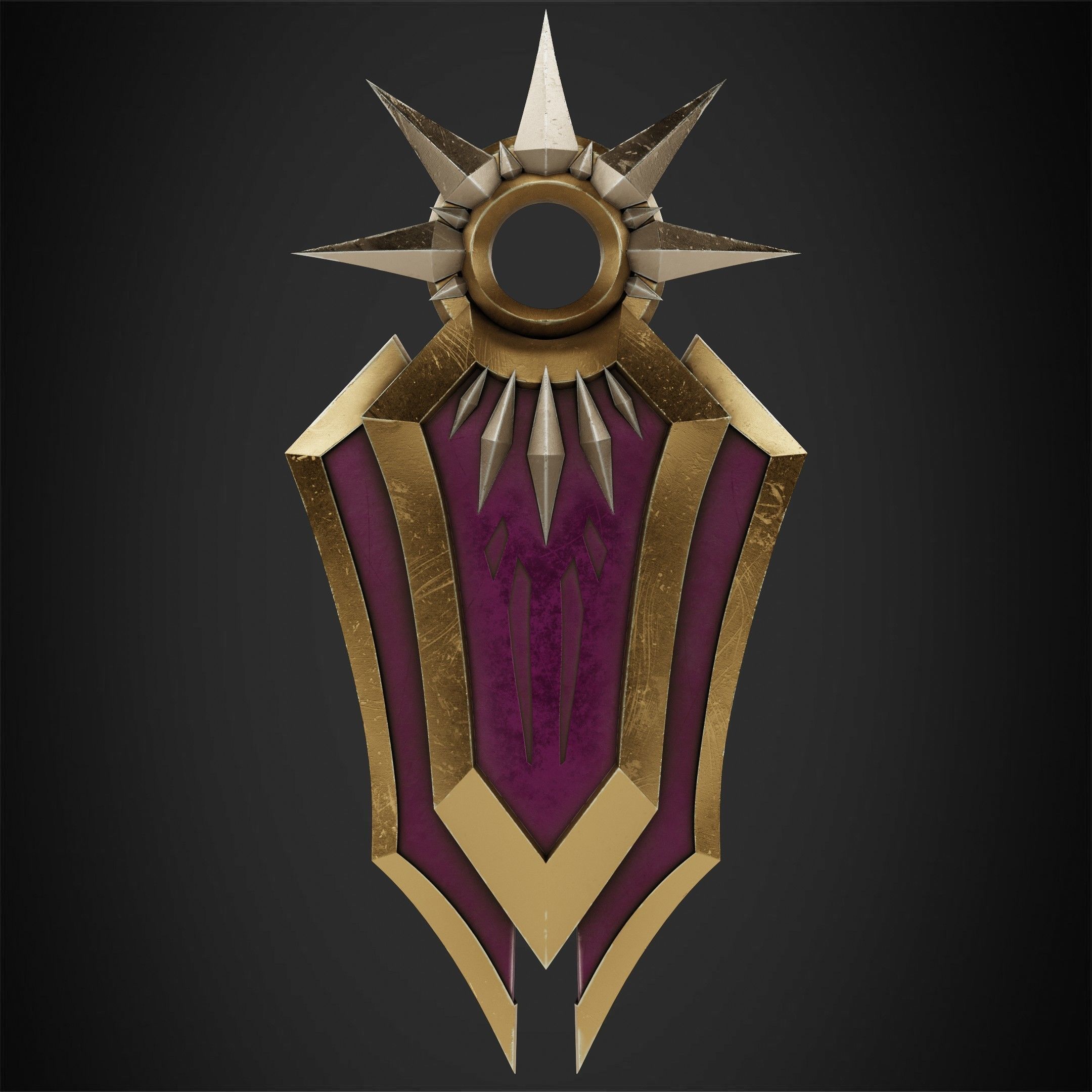 League of Legends Leona Shield of Daybreak for Cosplay 3D model 3D ...