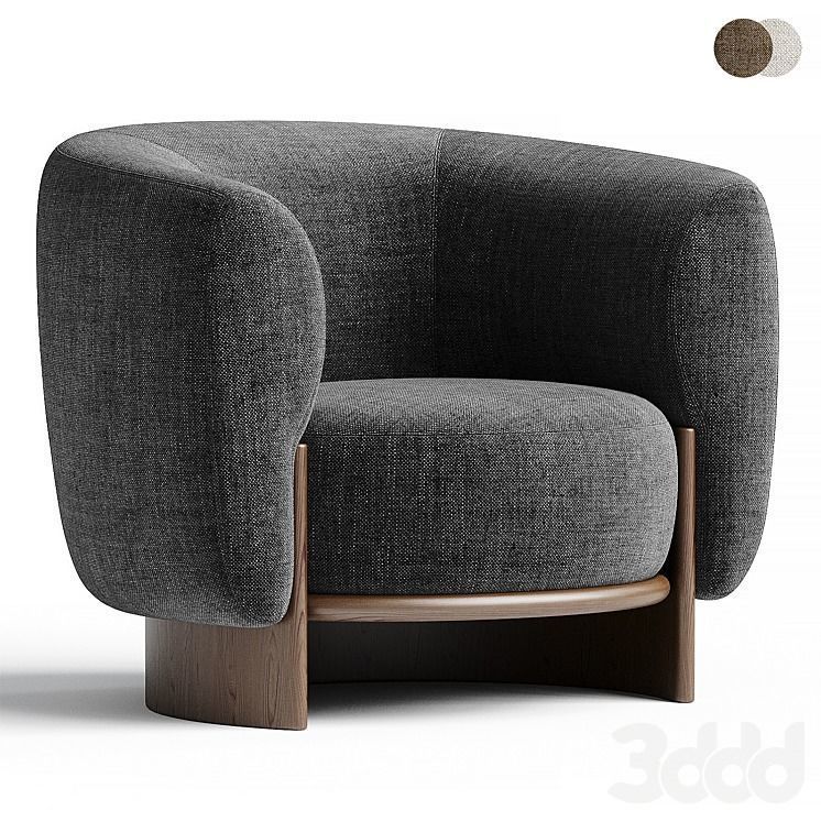 HUG Armchair by Parla design 3D model 3D model | CGTrader
