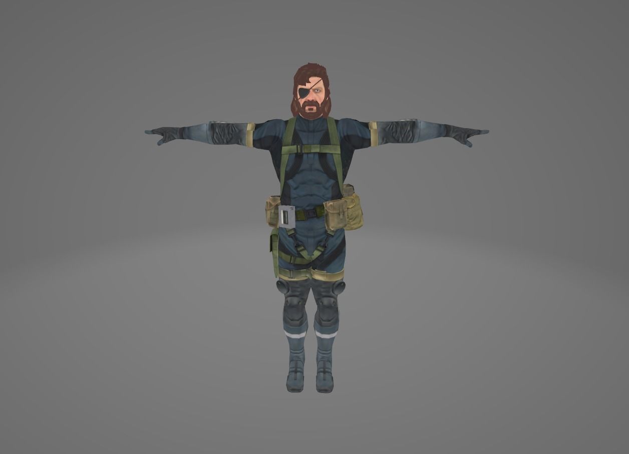 Big Boss Metal Gear 3D print model 3D model 3D printable | CGTrader