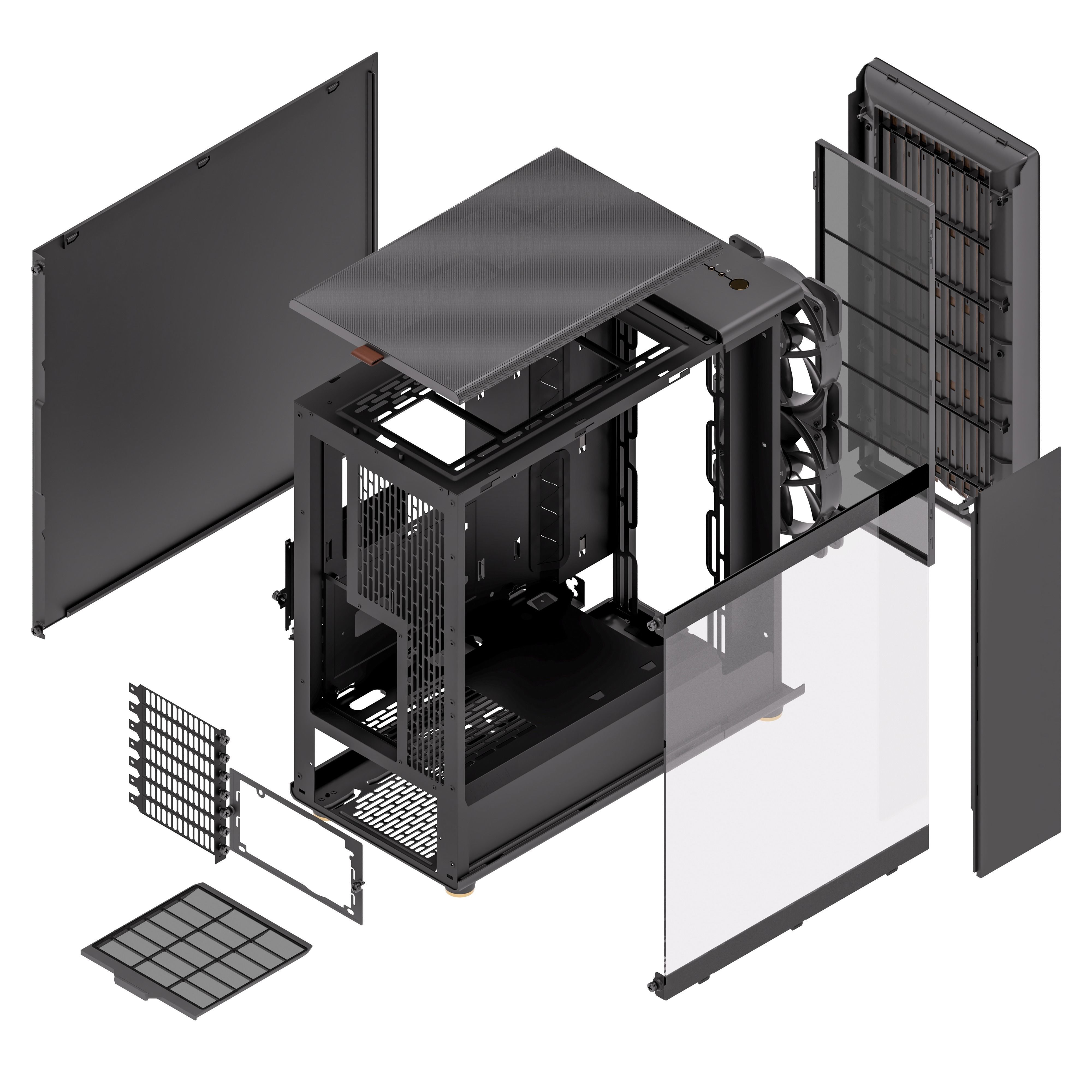 Fractal Design North - Computer Case 3D model | CGTrader