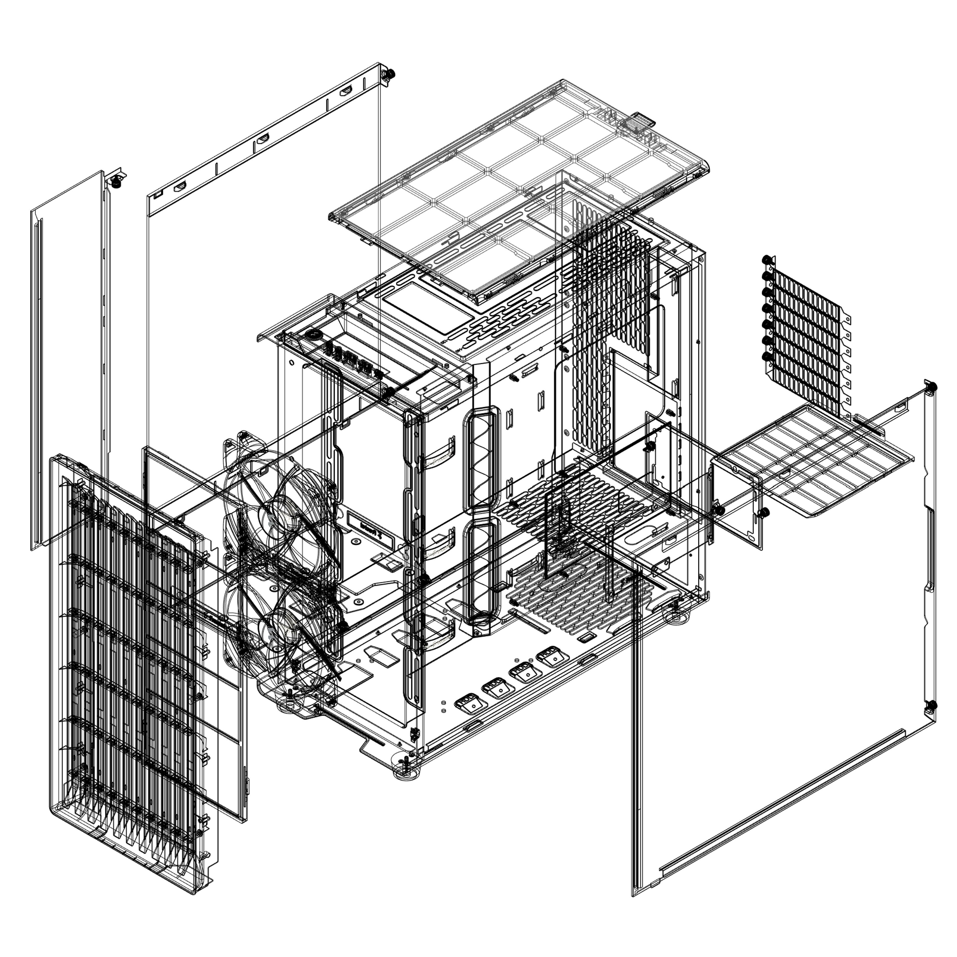 Fractal Design North - Computer Case 3D model | CGTrader