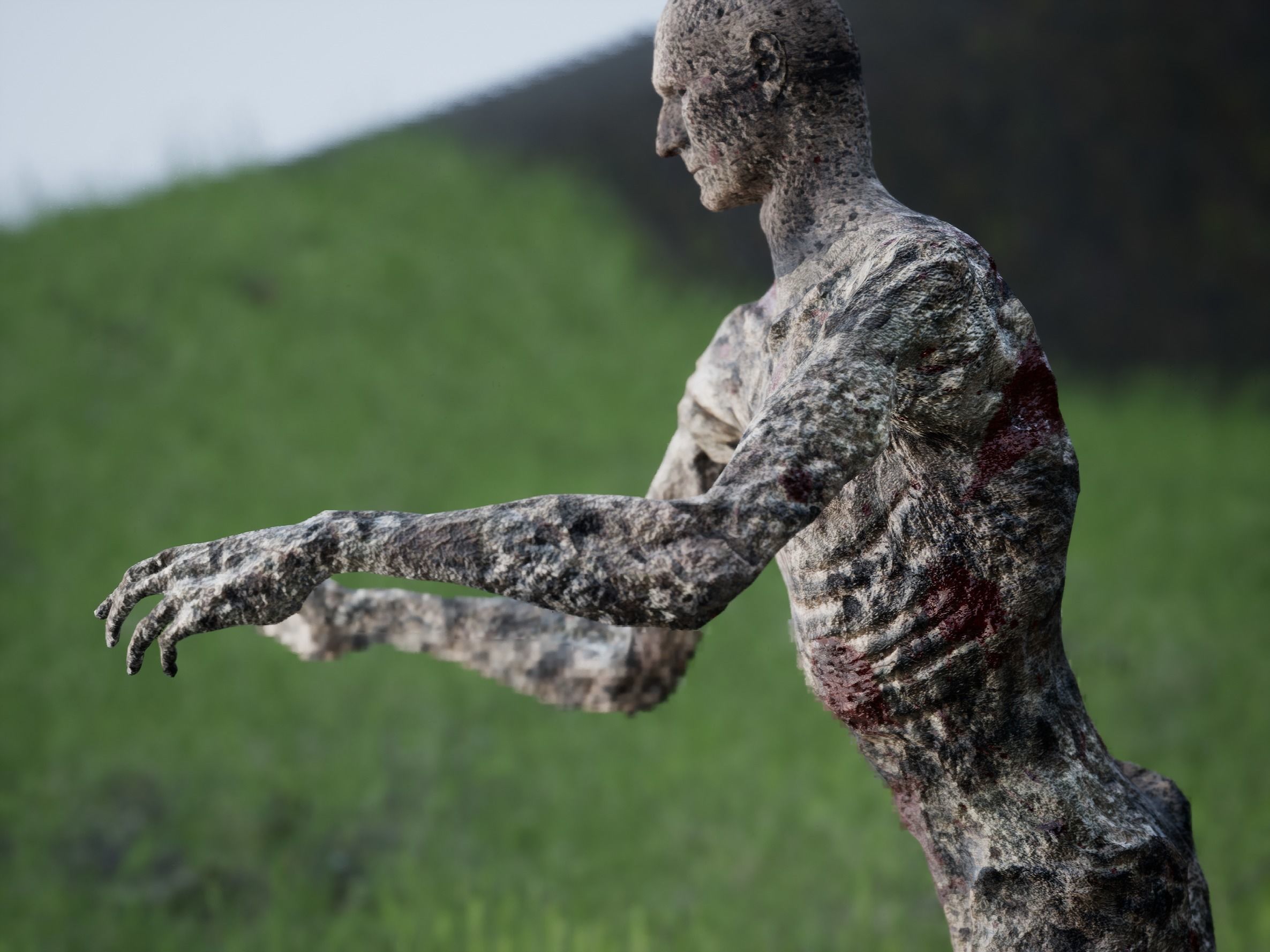 Zombie Rigged - 4K PBR UE4 UE5 Asset free VR / AR / low-poly 3D model rigged | CGTrader