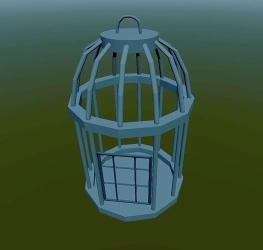 3D model Cage - Low Poly VR / AR / low-poly | CGTrader