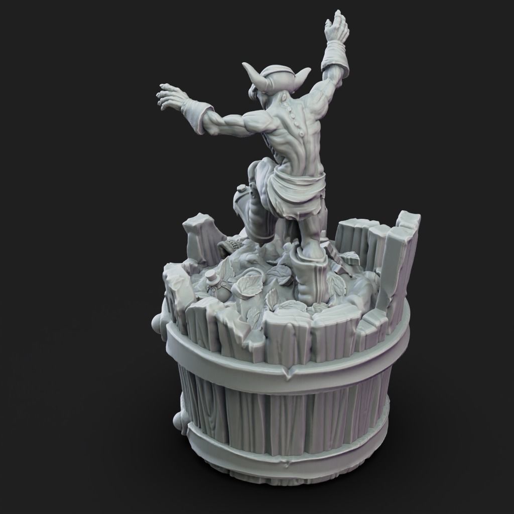 Goblin Crusher - 3D Printable TTRPG - PRESUPPORTED - 32mm Scale 3D ...