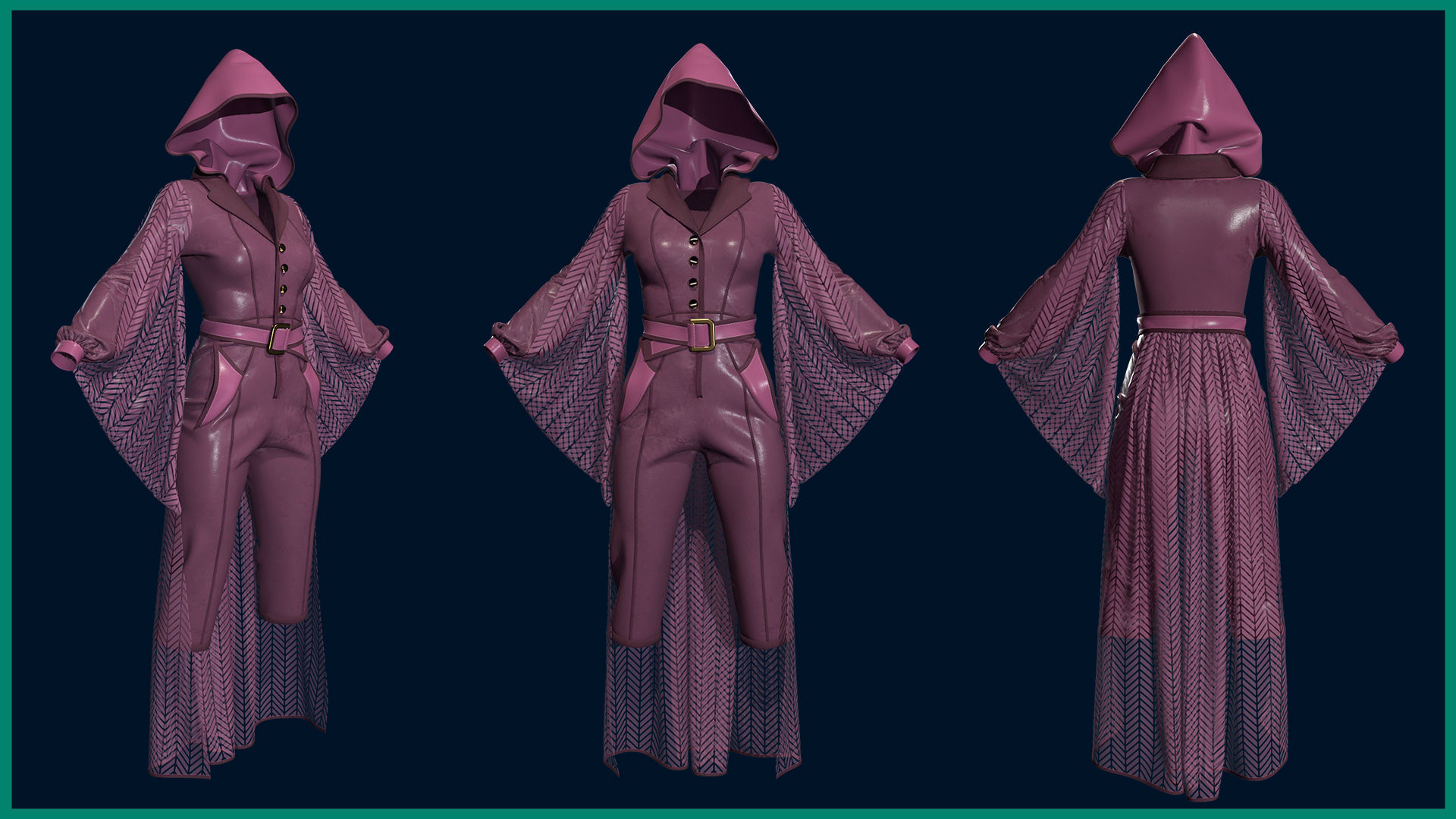 barbie outfit with texture 3D model | CGTrader