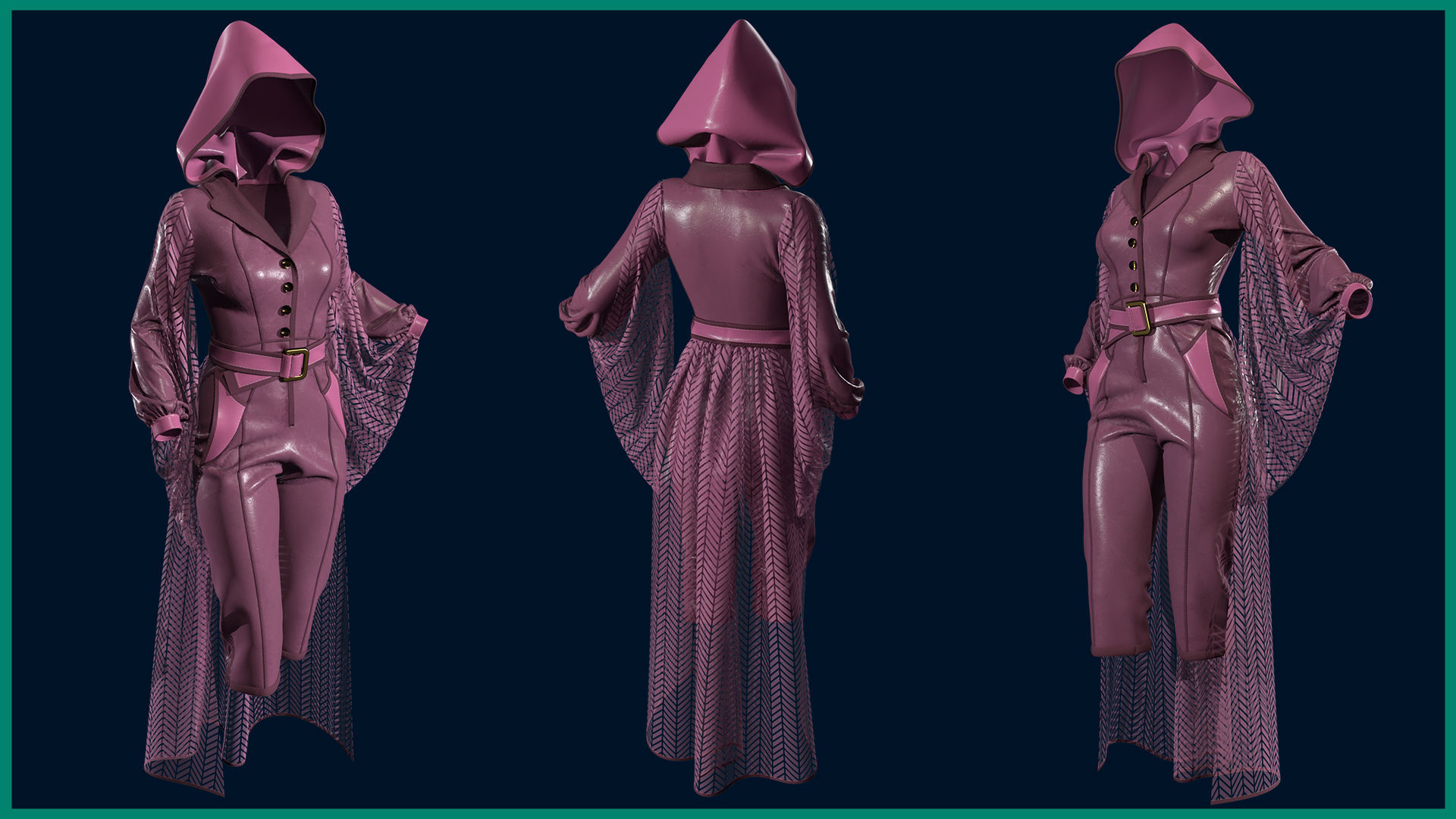 barbie outfit with texture 3D model | CGTrader