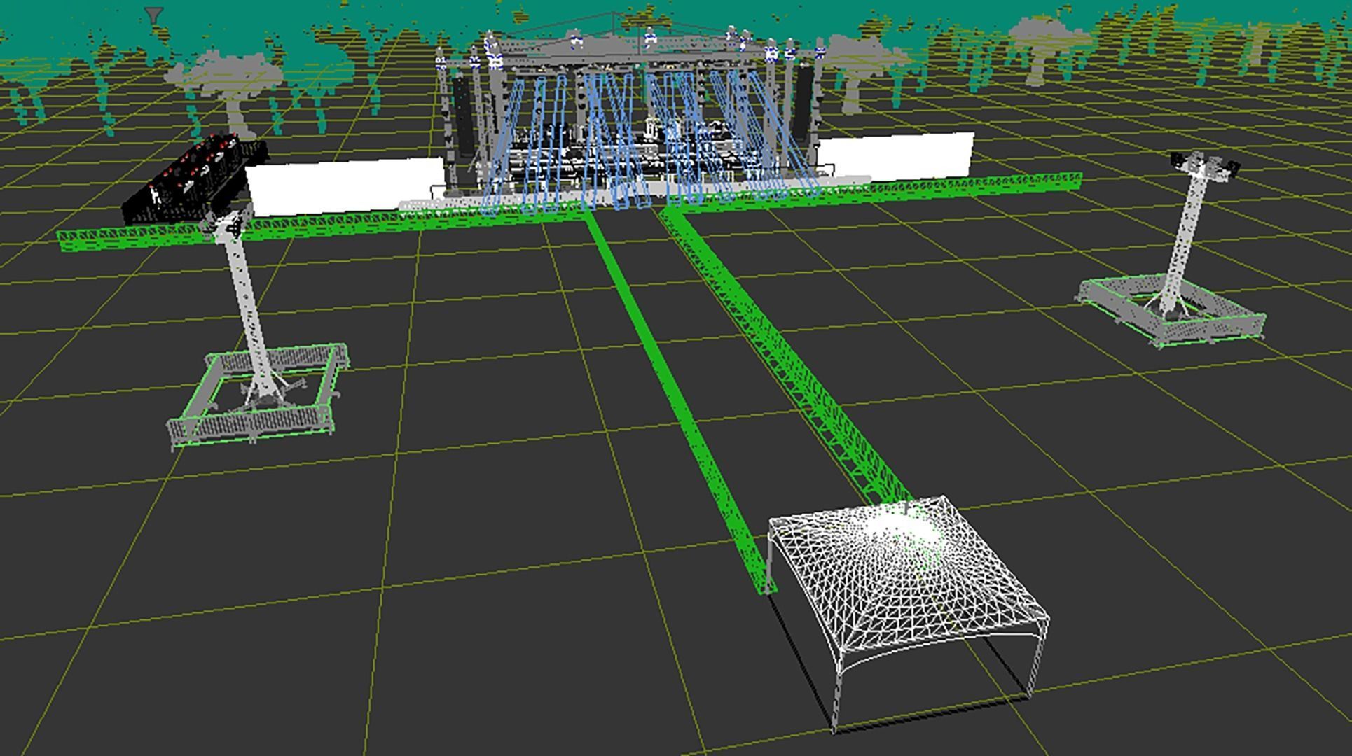 Outdoor Stage 3D model | CGTrader