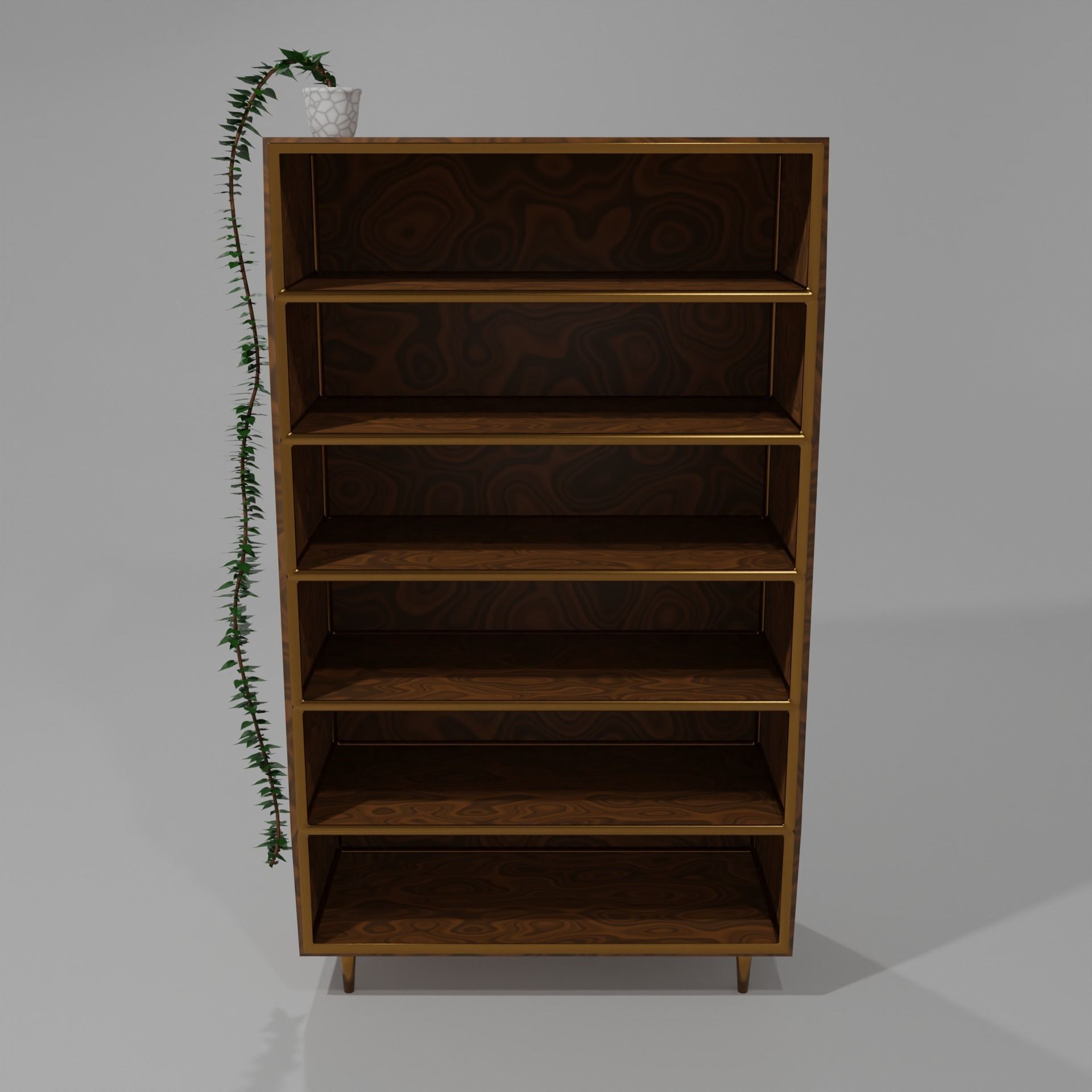 3D model Vintage Shelf - LOW POLY 3D MODEL - INTERIOR - MATERIALS IN VR ...