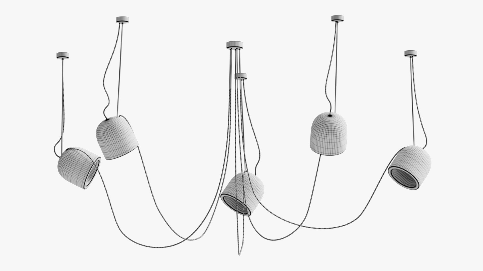 Shilo Dohar Dobo pendant lamp 5 3D model | CGTrader