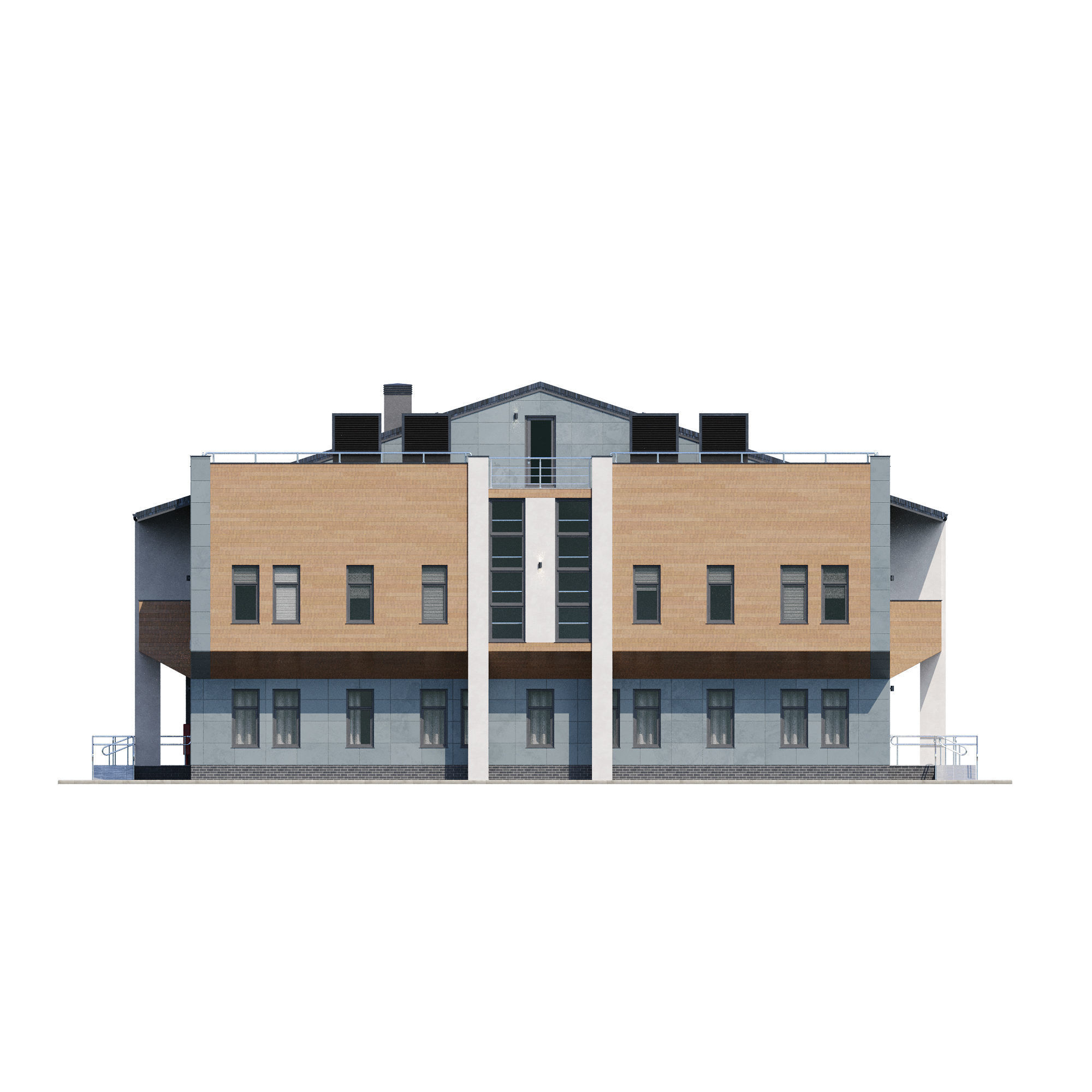 Administration building V1 3D model | CGTrader