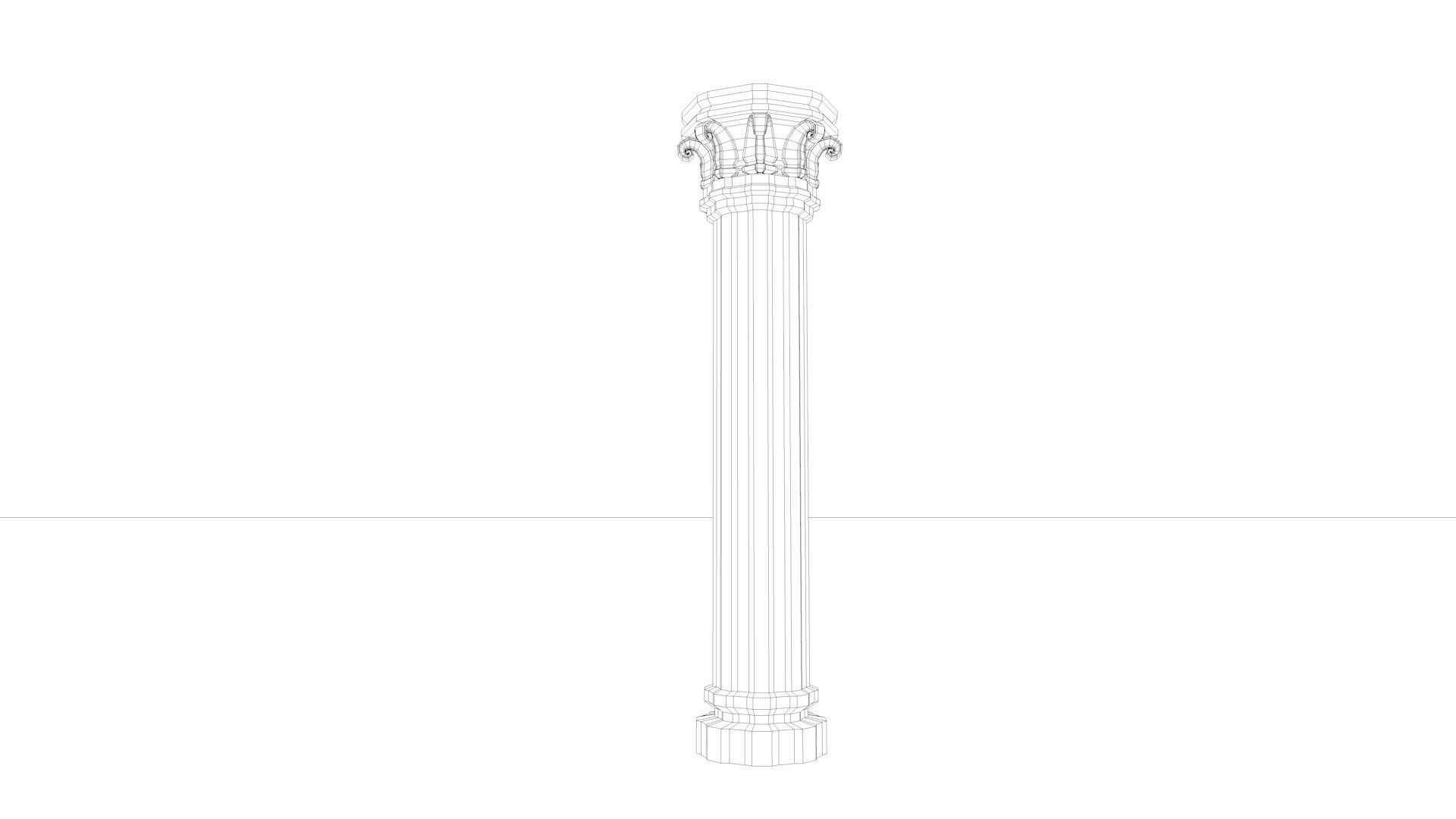 3D model Column Castle Pillar 1 VR / AR / low-poly | CGTrader
