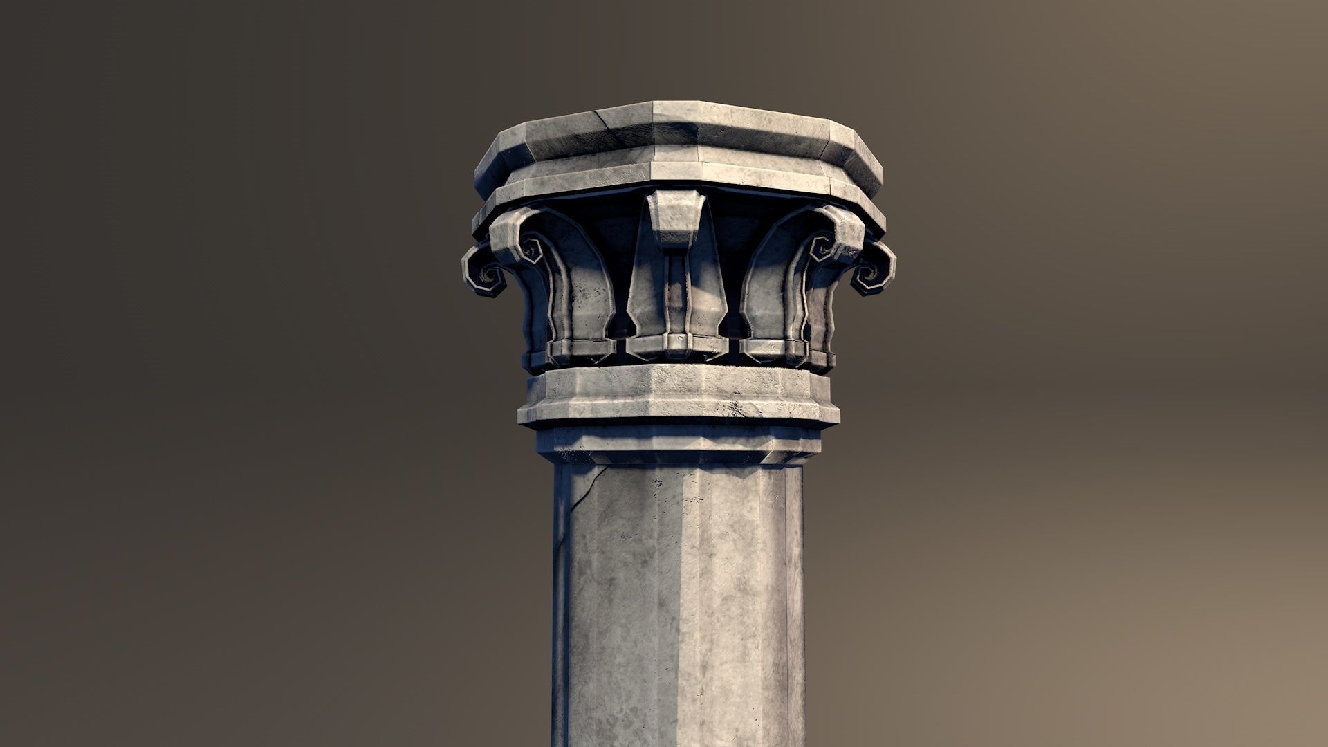 3D model Column Castle Pillar 1 VR / AR / low-poly | CGTrader