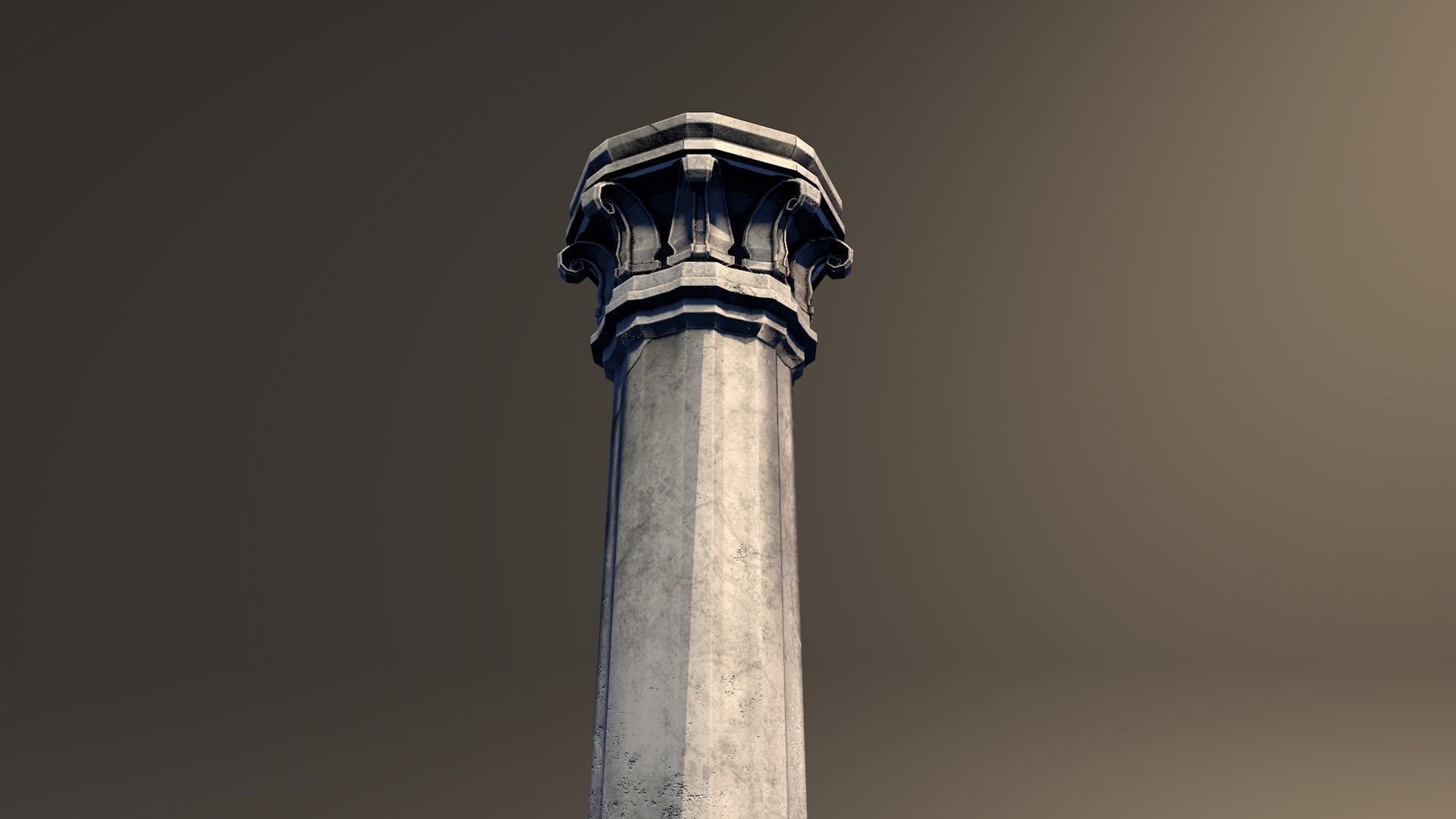 3D model Column Castle Pillar 1 VR / AR / low-poly | CGTrader