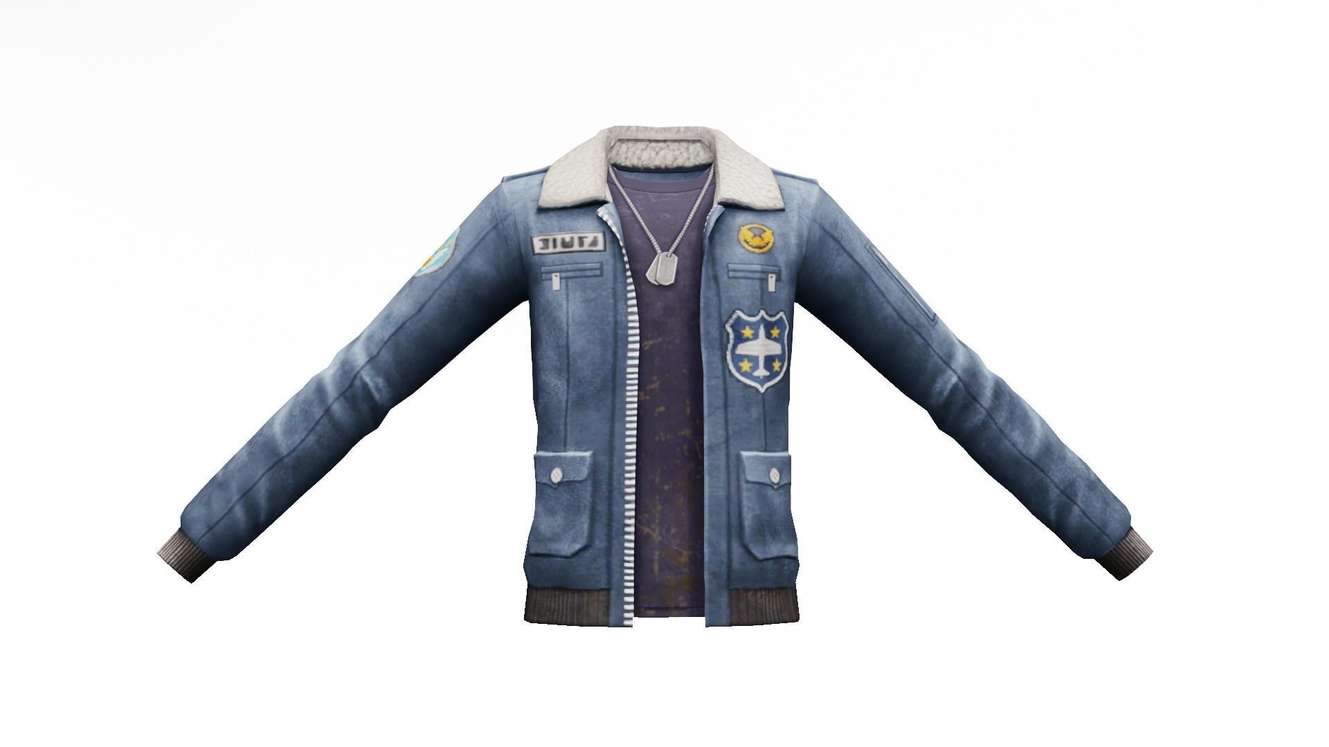 3D model Aviator Jacket 3D Models Collection VR / AR / low-poly | CGTrader