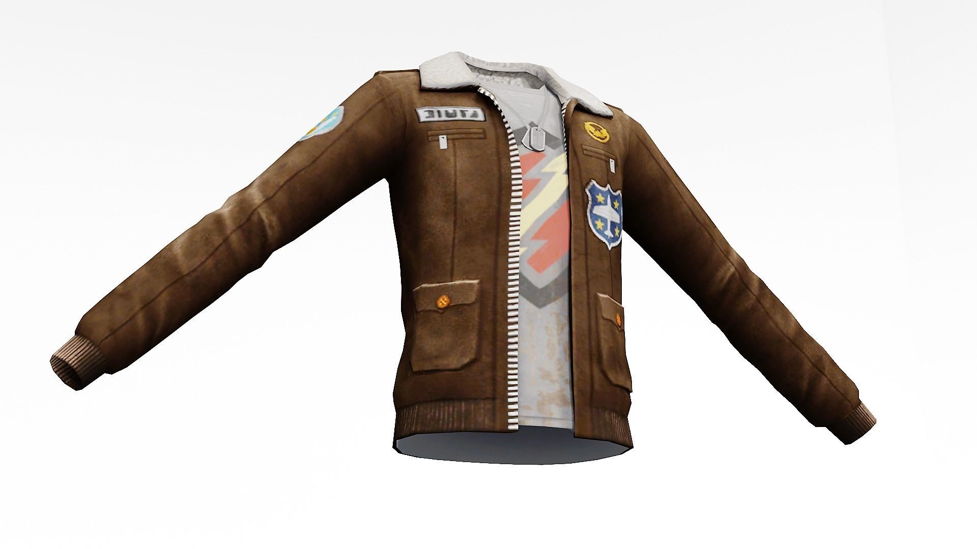 3D model Aviator Jacket 3D Models Collection VR / AR / low-poly | CGTrader