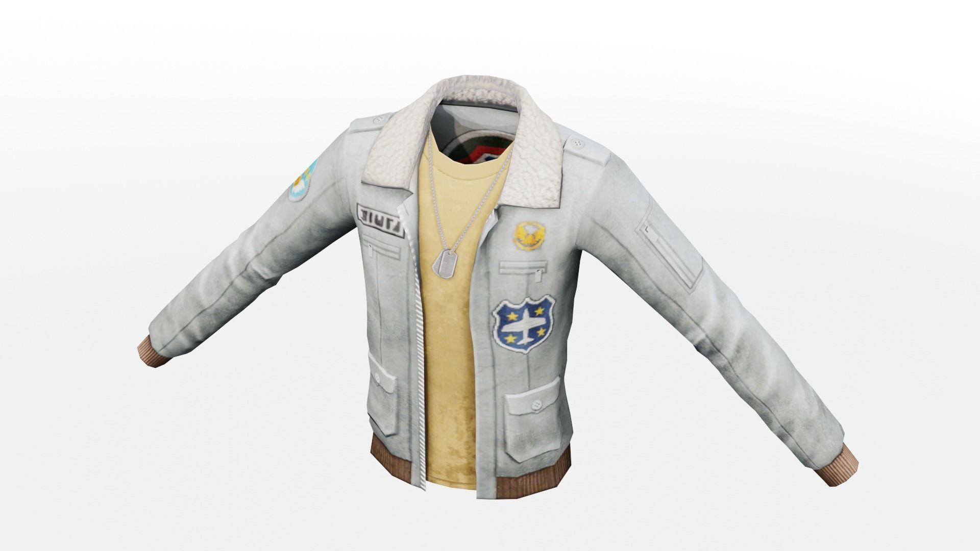 3D model Aviator Jacket 3D Models Collection VR / AR / low-poly | CGTrader