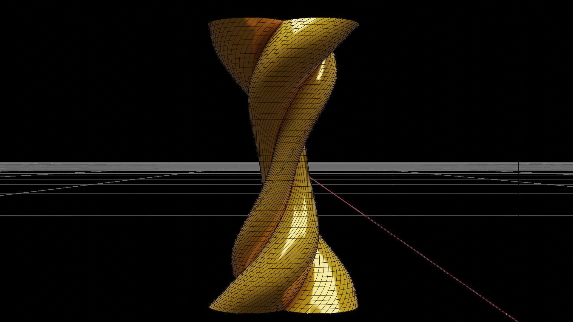 Twisted Spiral three Sculptures 3D model 3D printable | CGTrader