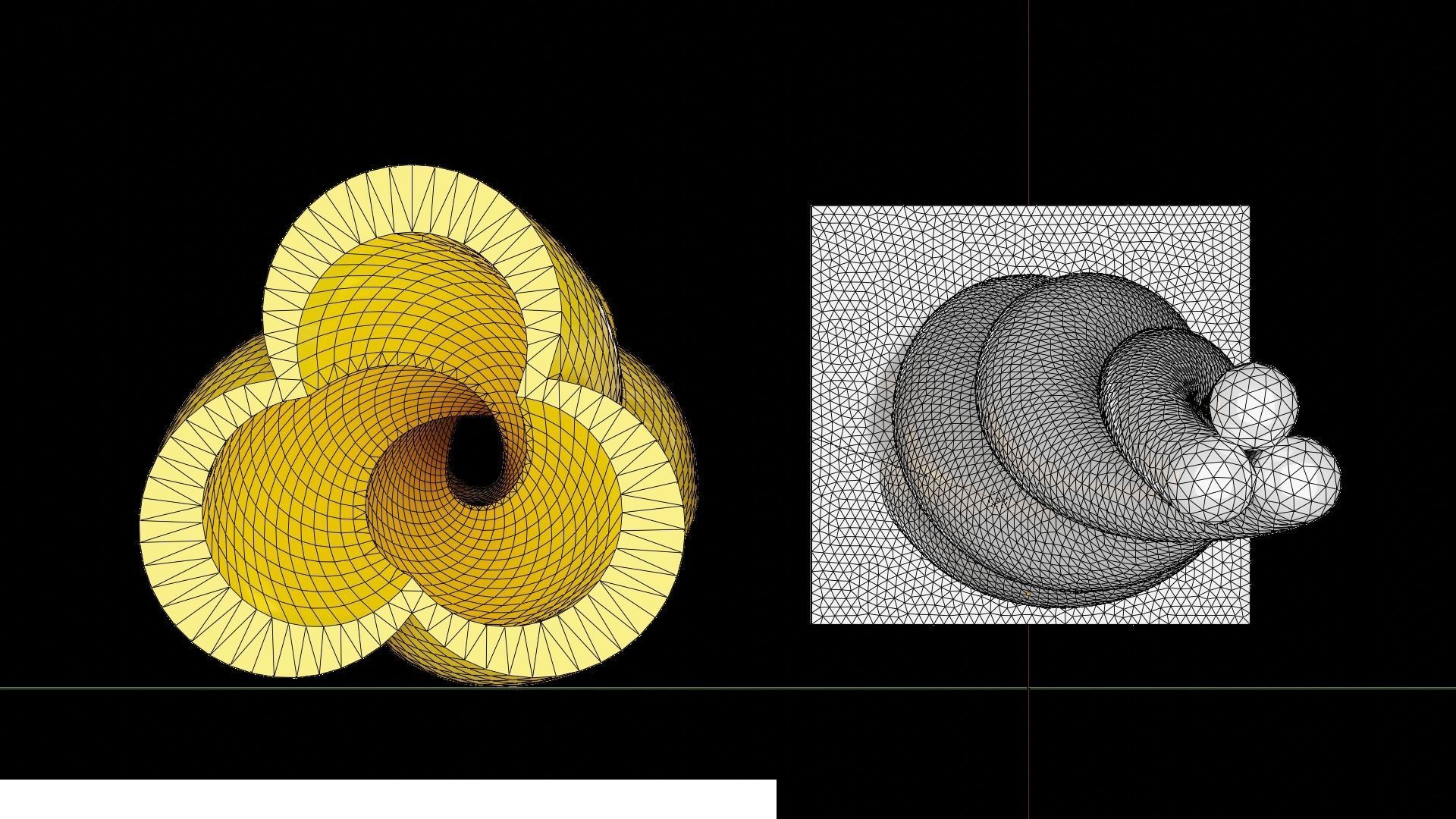 Twisted Spiral three Sculptures 3D model 3D printable | CGTrader