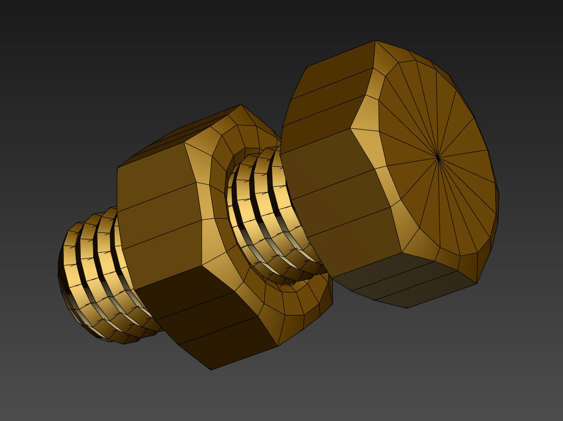 QM Nut Scripted Geometry Plugin 3D model | CGTrader