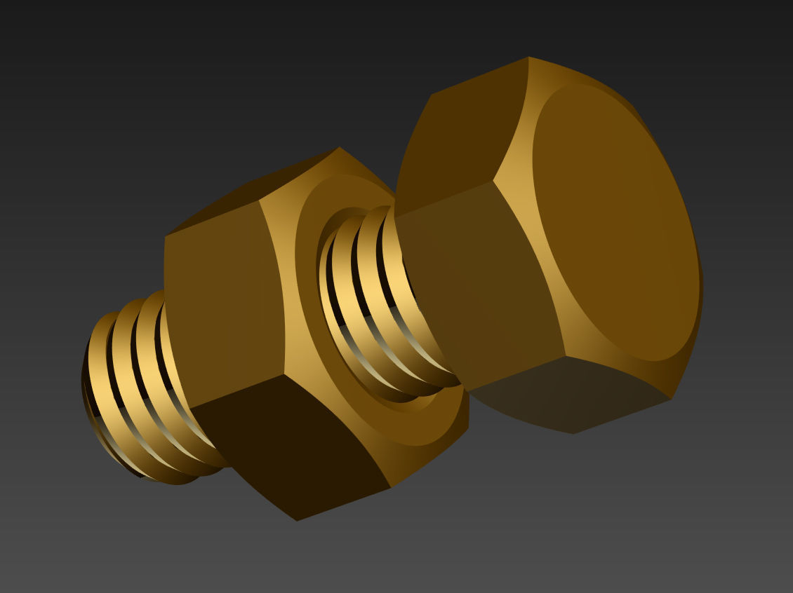 QM Nut Scripted Geometry Plugin 3D model | CGTrader