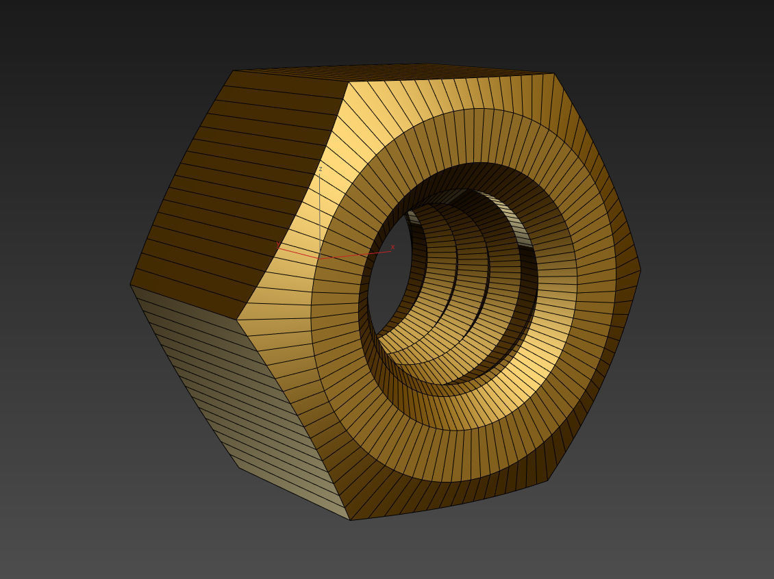 QM Nut Scripted Geometry Plugin 3D model | CGTrader
